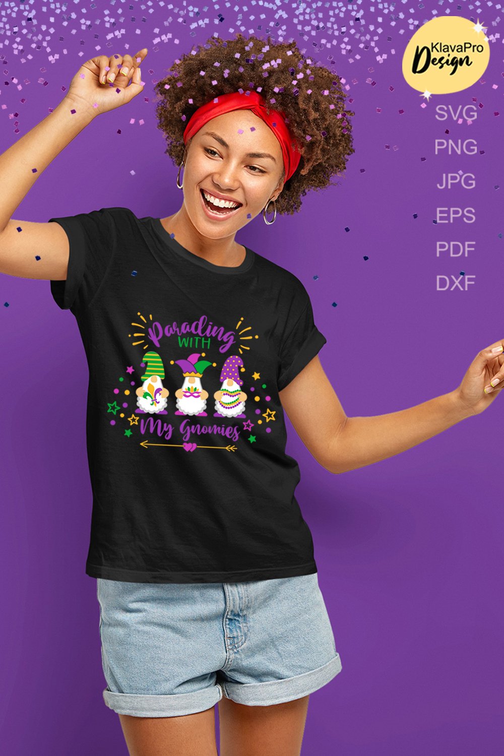 Mardi Gras SVG| Parading with my Gnomies SVG (2387538)