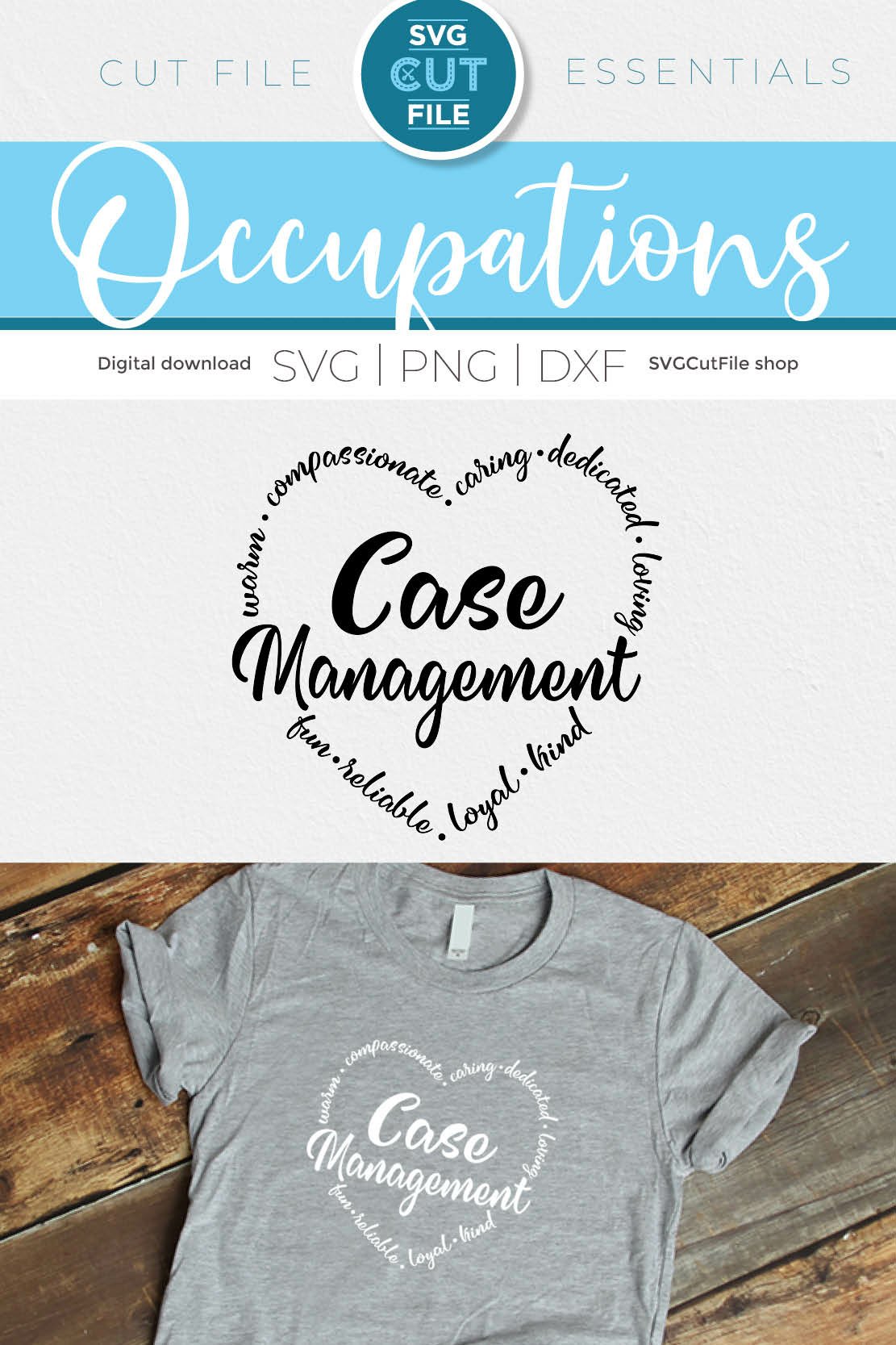 Case management svg, a nurse or social work case manager svg
