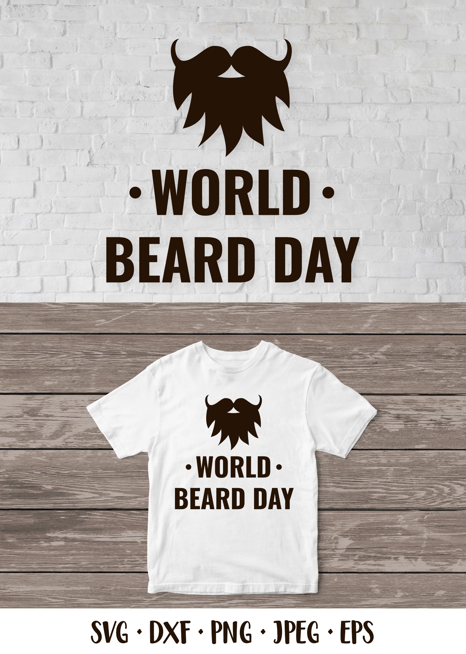 Word Beard Day SVG