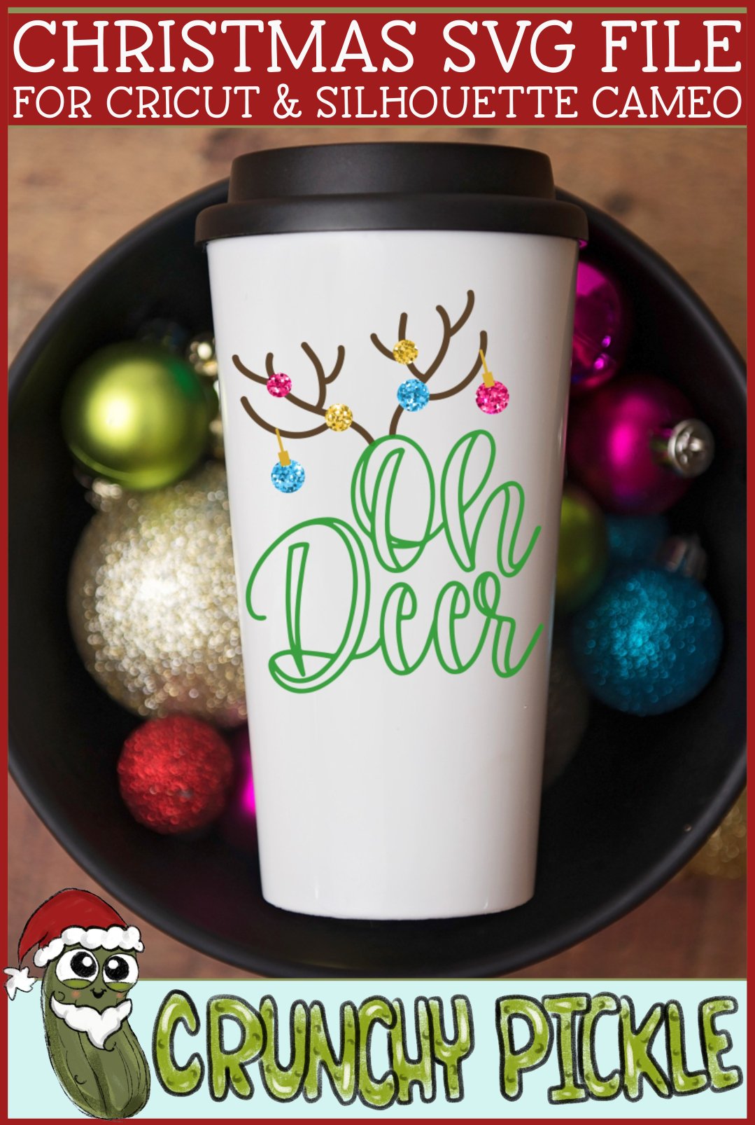 Oh Deer Christmas SVG File