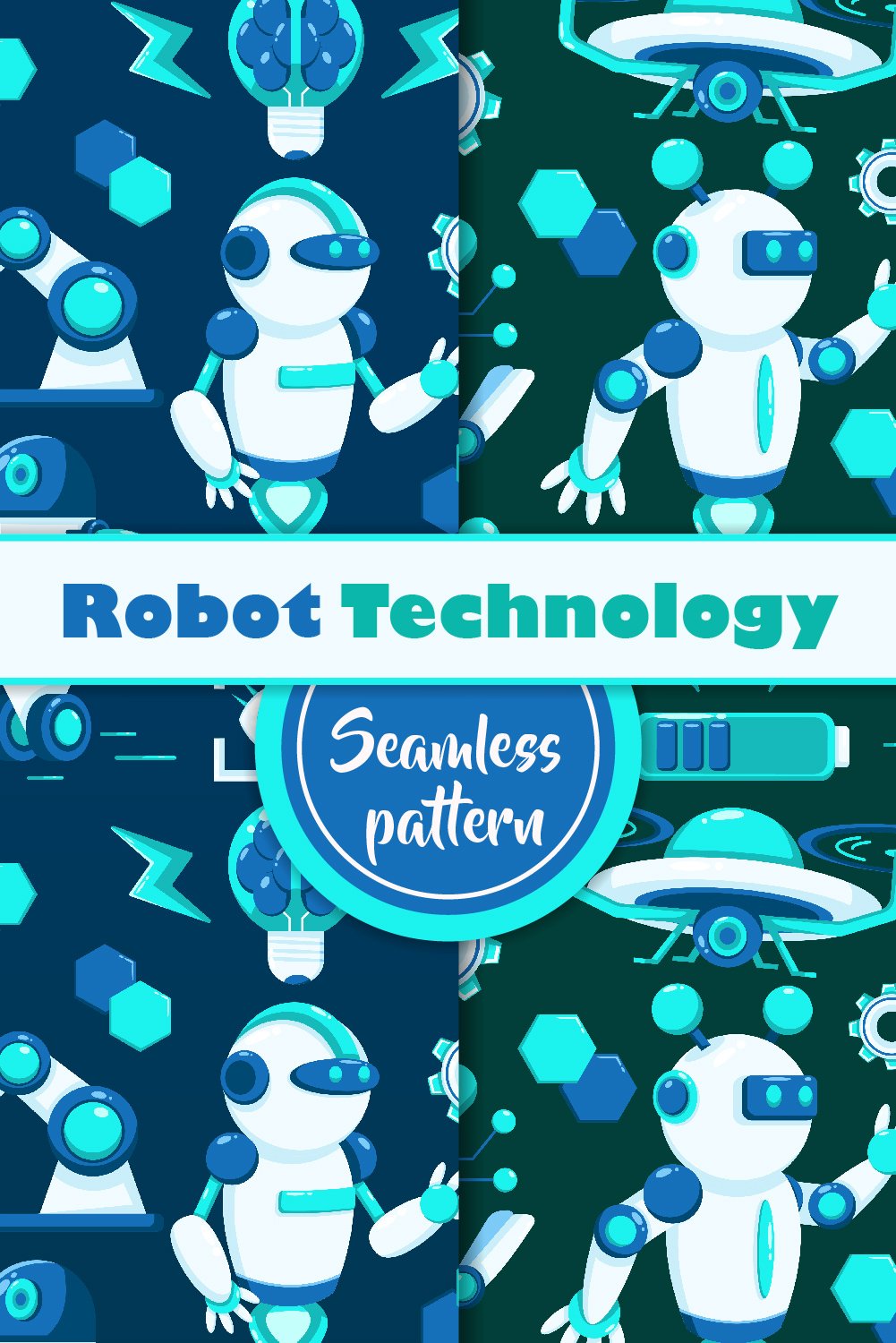 Robot technology pattern