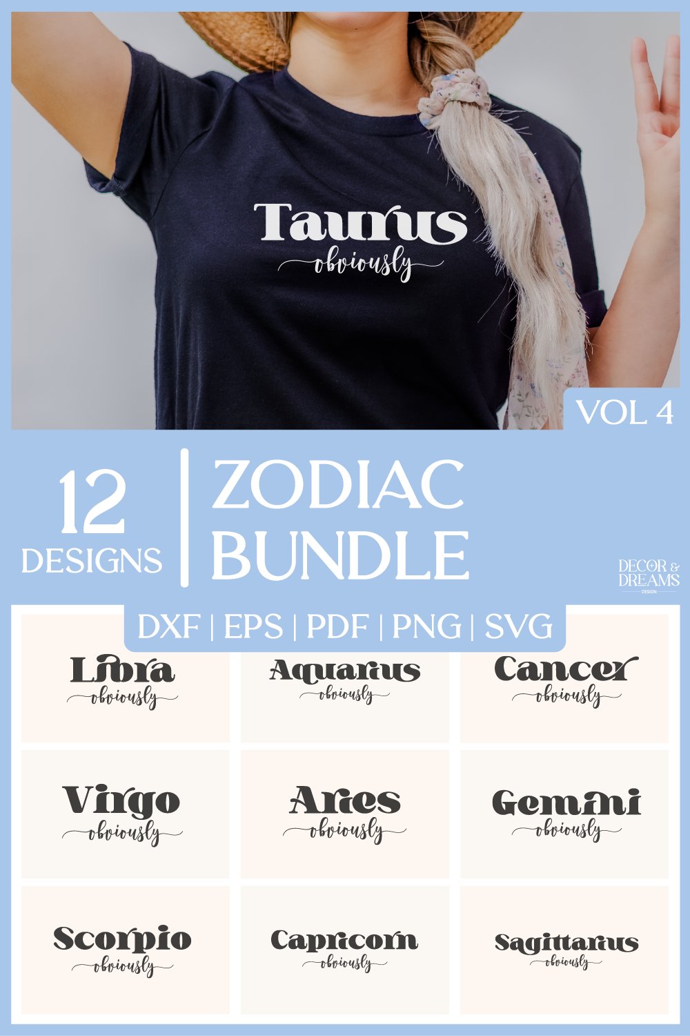 Zodiac Sign Bundle | Horoscope SVG Bundle