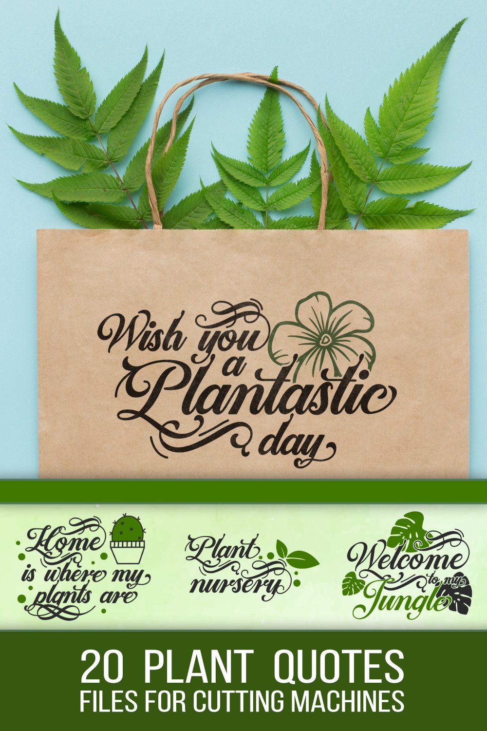 Bundle of 20 beautiful plant quotes