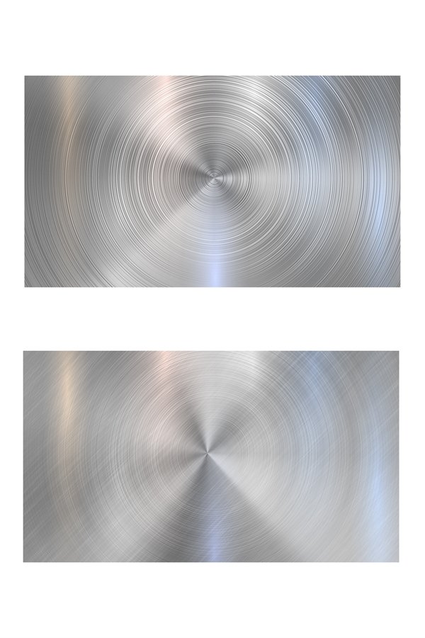 Circular metal texture. Radial brushed metals, grey steel an