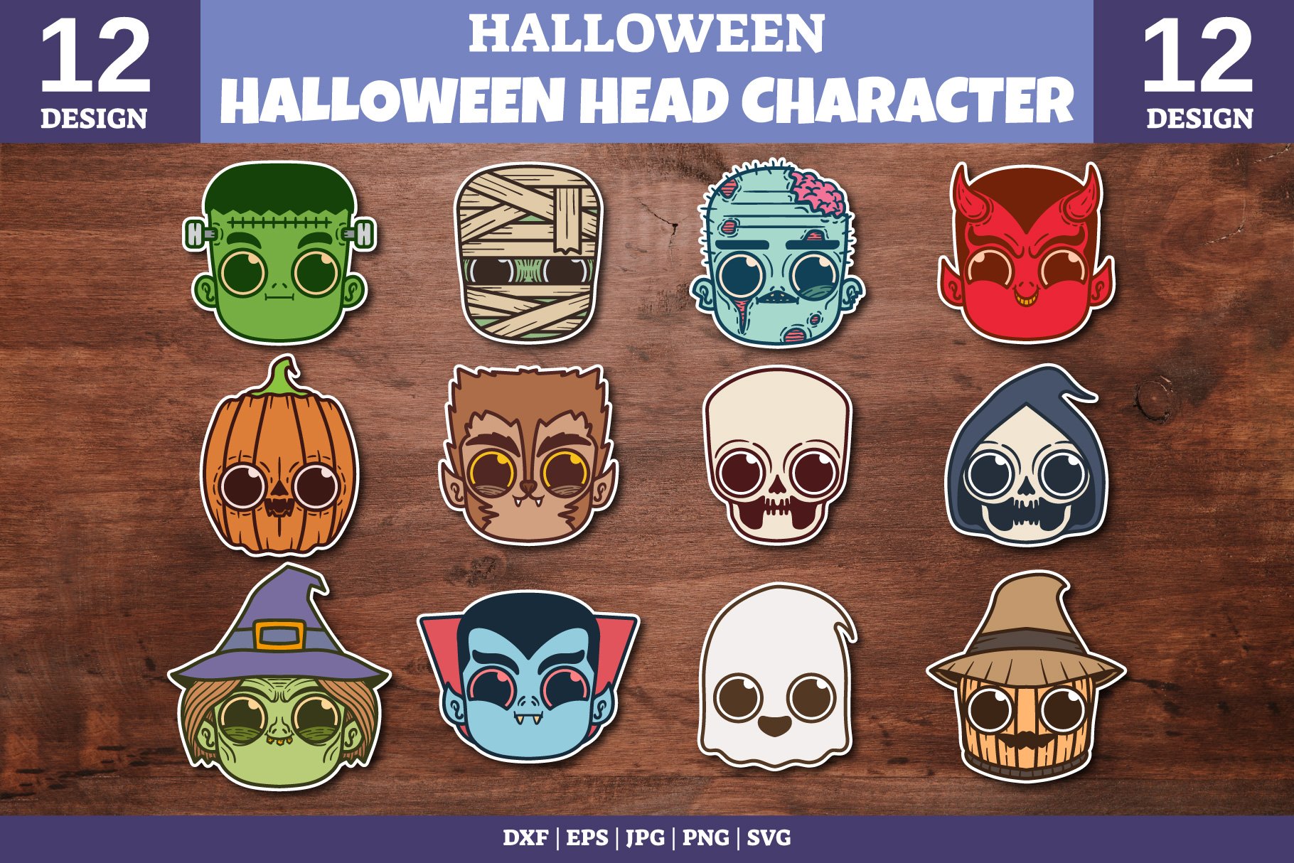 Halloween head character (1616808)