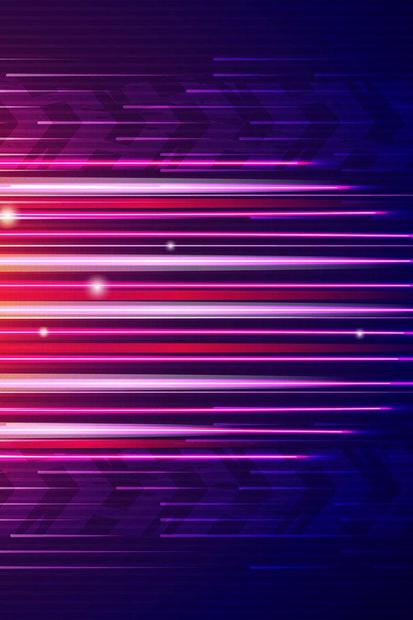 Speed line background. Abstract colored digital shapes movem