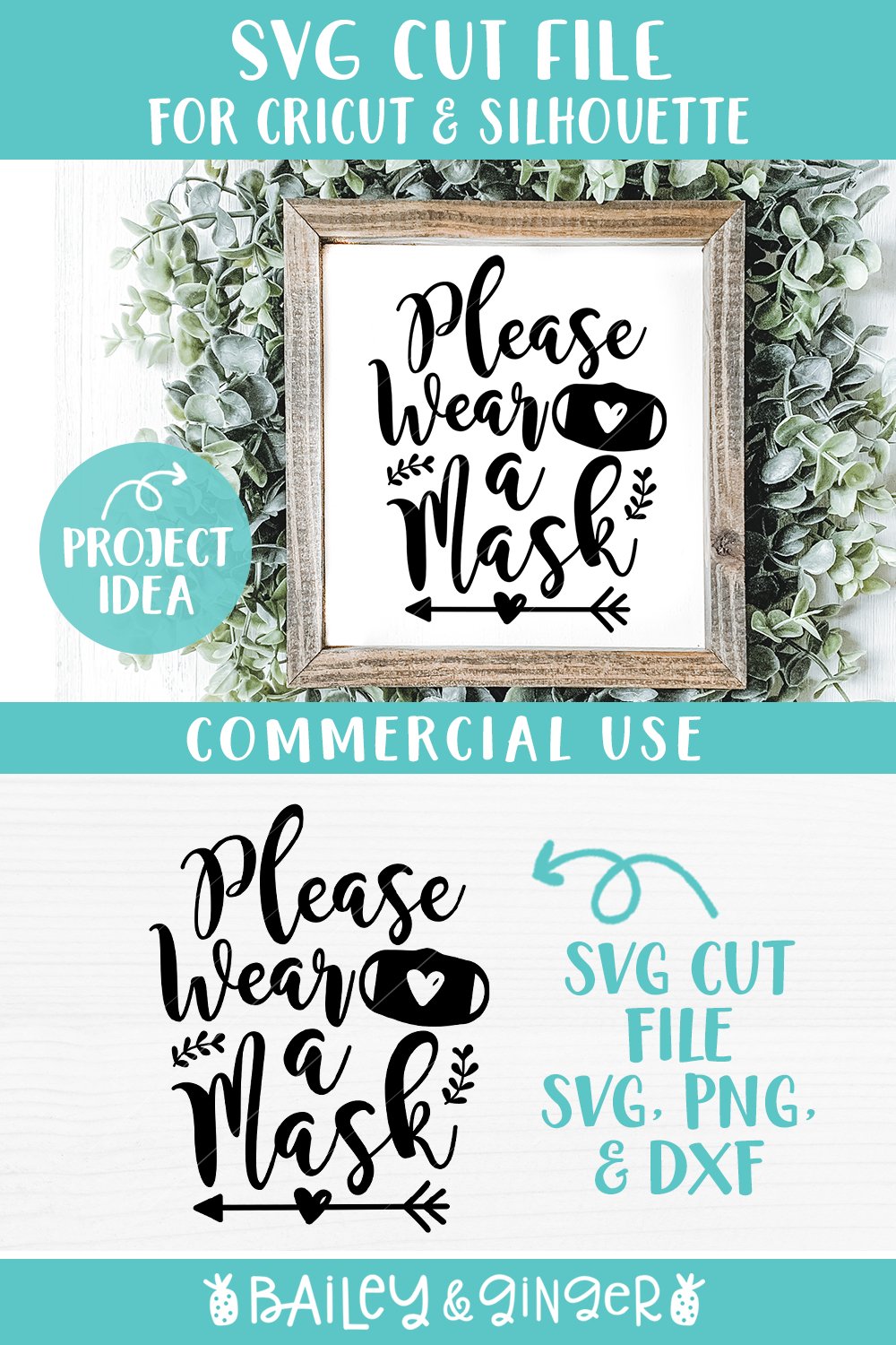 Please Wear A Mask SVG - Mask Sign SVG - Mask Request