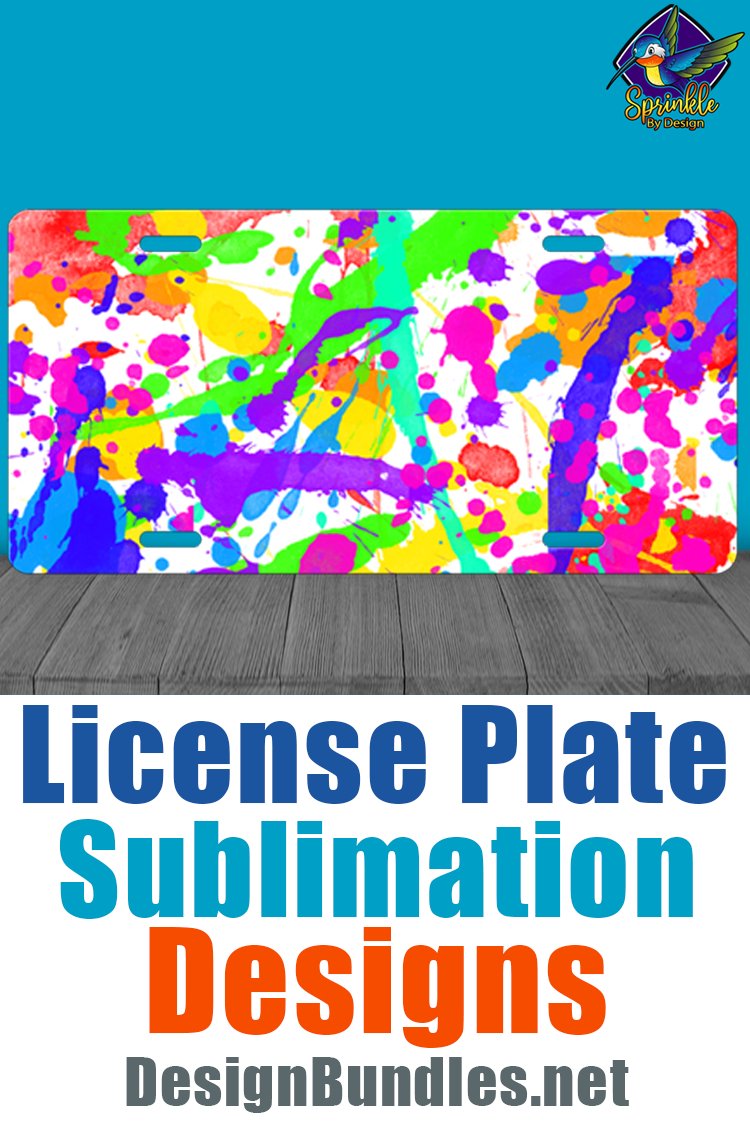 License Plate Sublimation Design (991115)