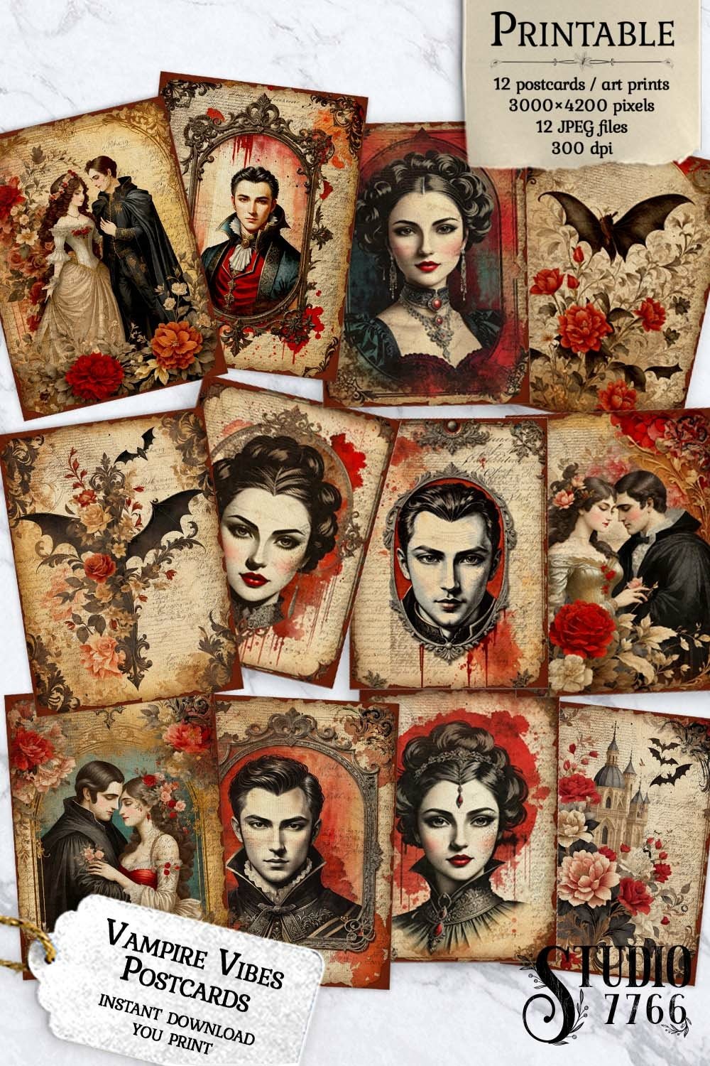 Vampire Vibes Postcards