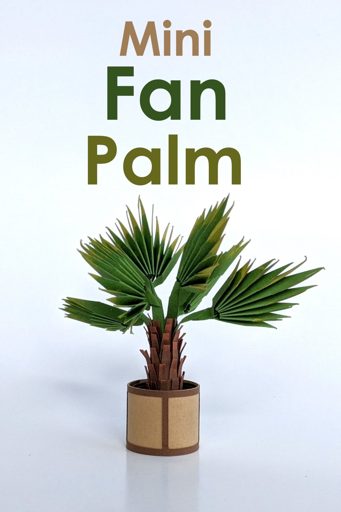 Mini Palm Tree Template for Cutting Machines