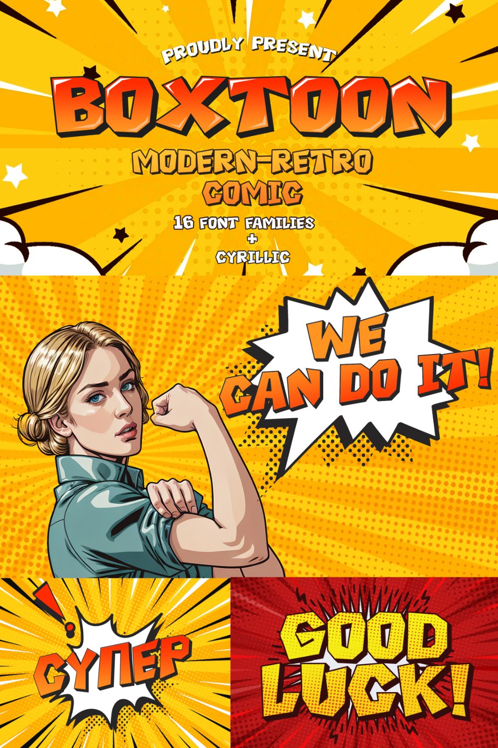 Boxtoon Modern-Retro Comic Font