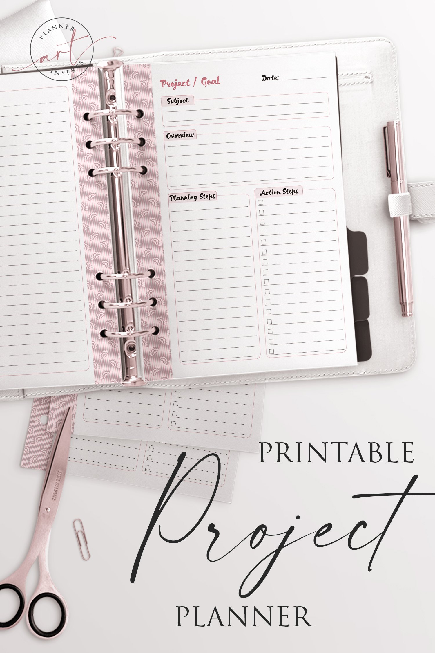 Printable Project Planner