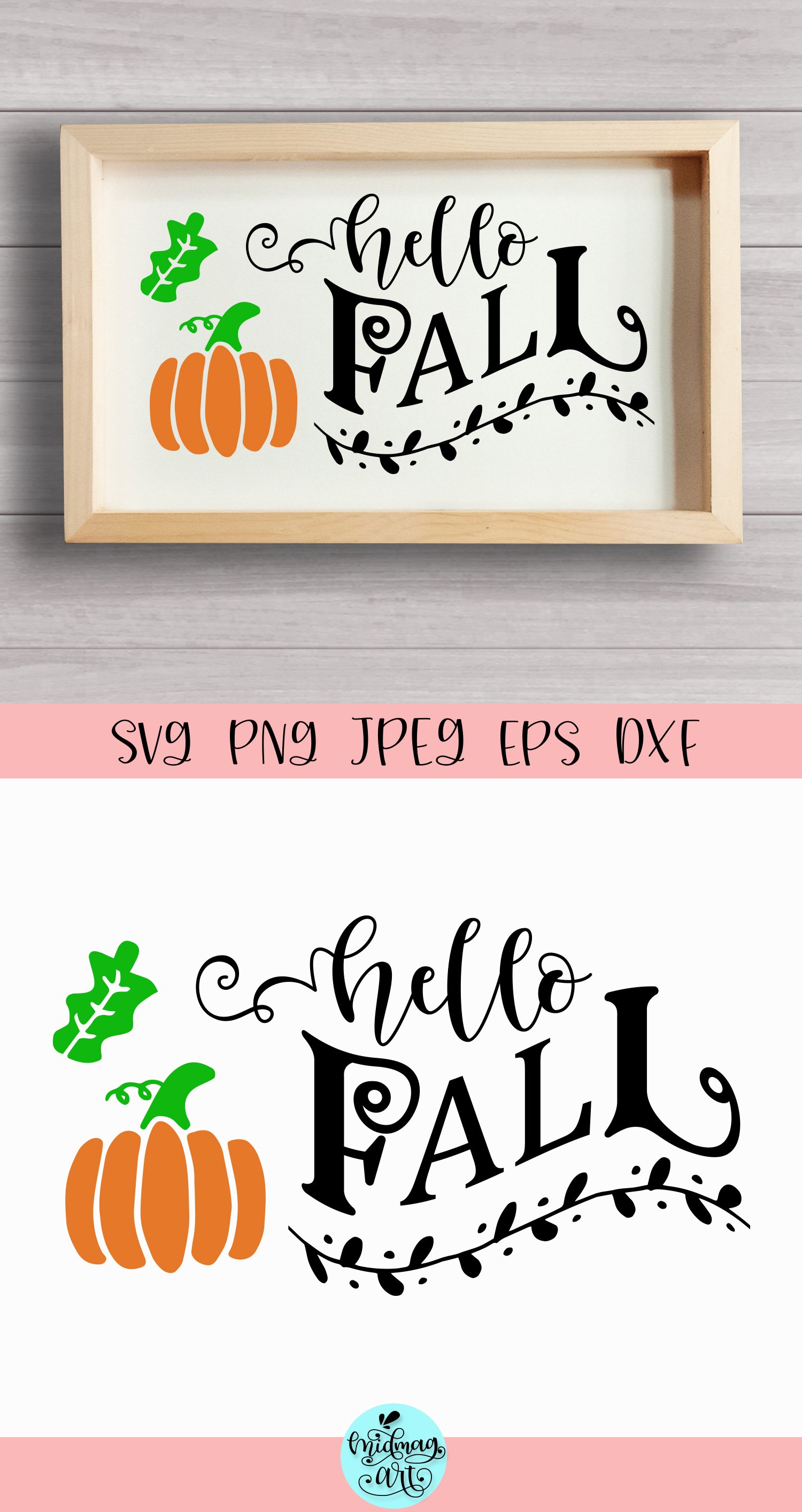 Hello fall wood sign svg, fall wood sign svg (778290)