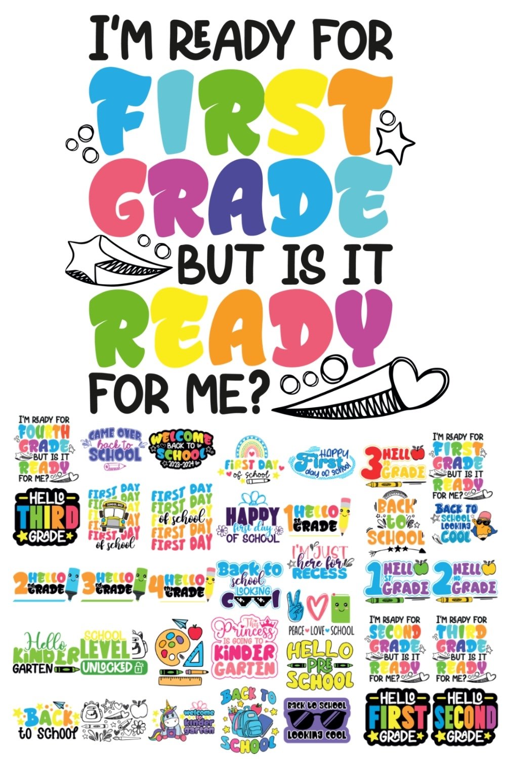 Back to School SVG, SVG files for cricut, laser cut files