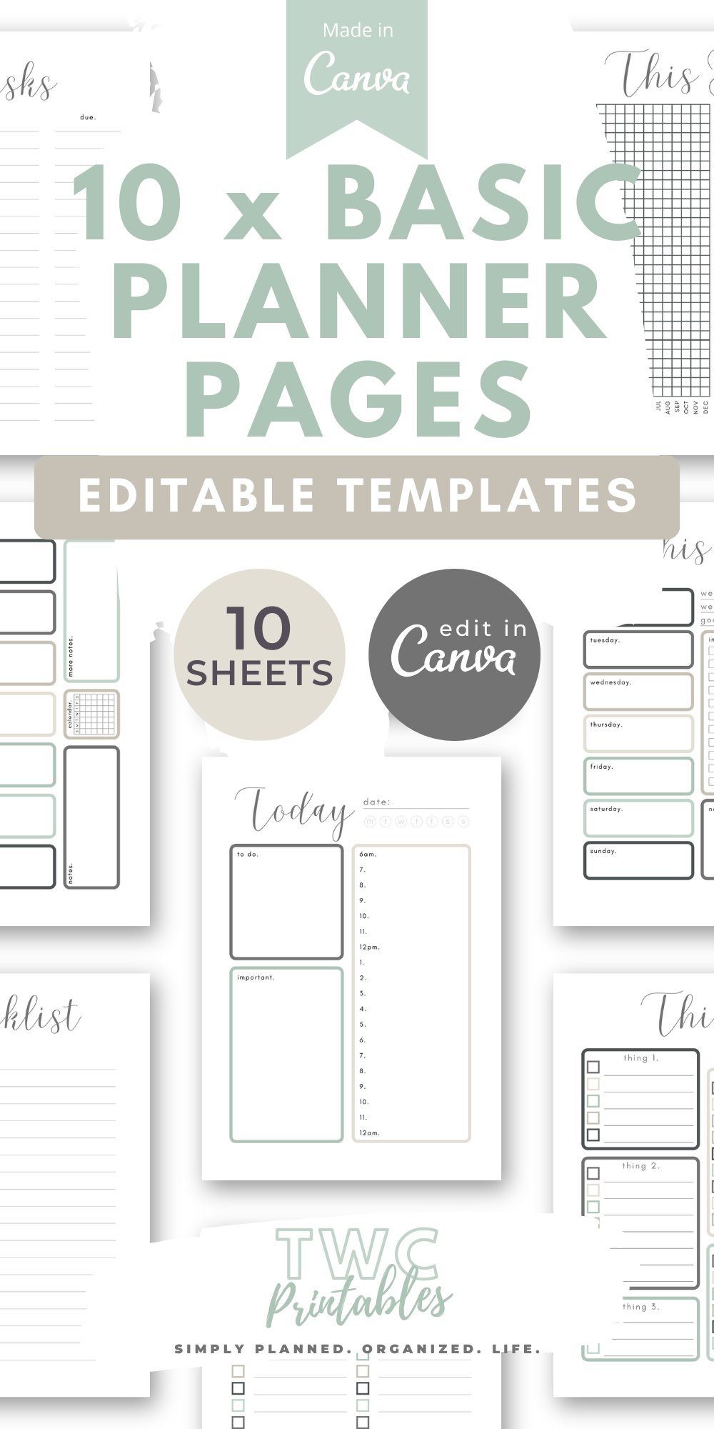 Canva Planner Templates