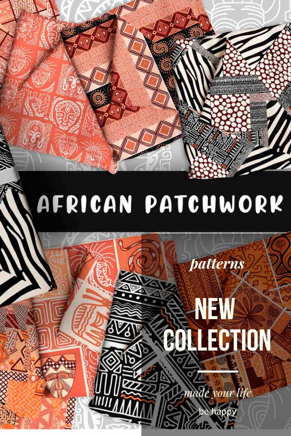african patchwork digital paper sublimation africa png