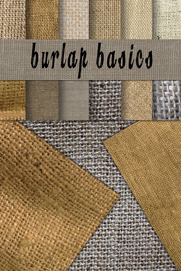 Burlap Textures Digital Paper (37221)
