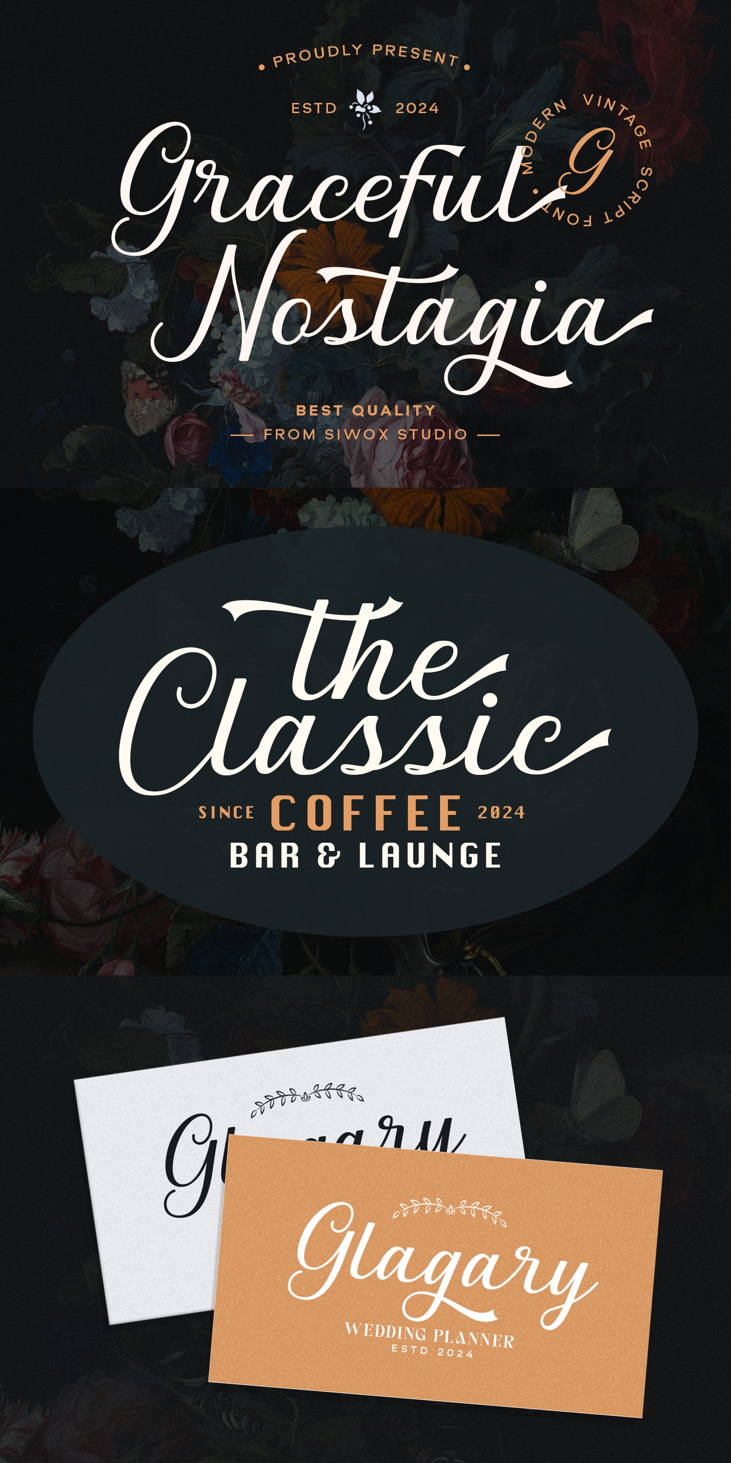 Graceful Nostagia Script Font