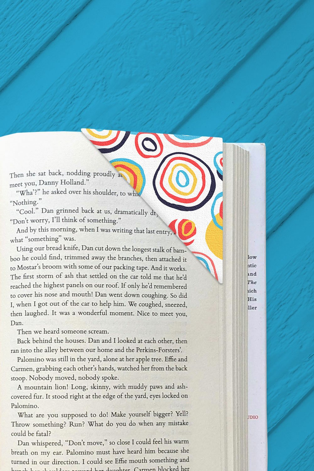 Fabric Corner Bookmark ITH Applique Embroidery