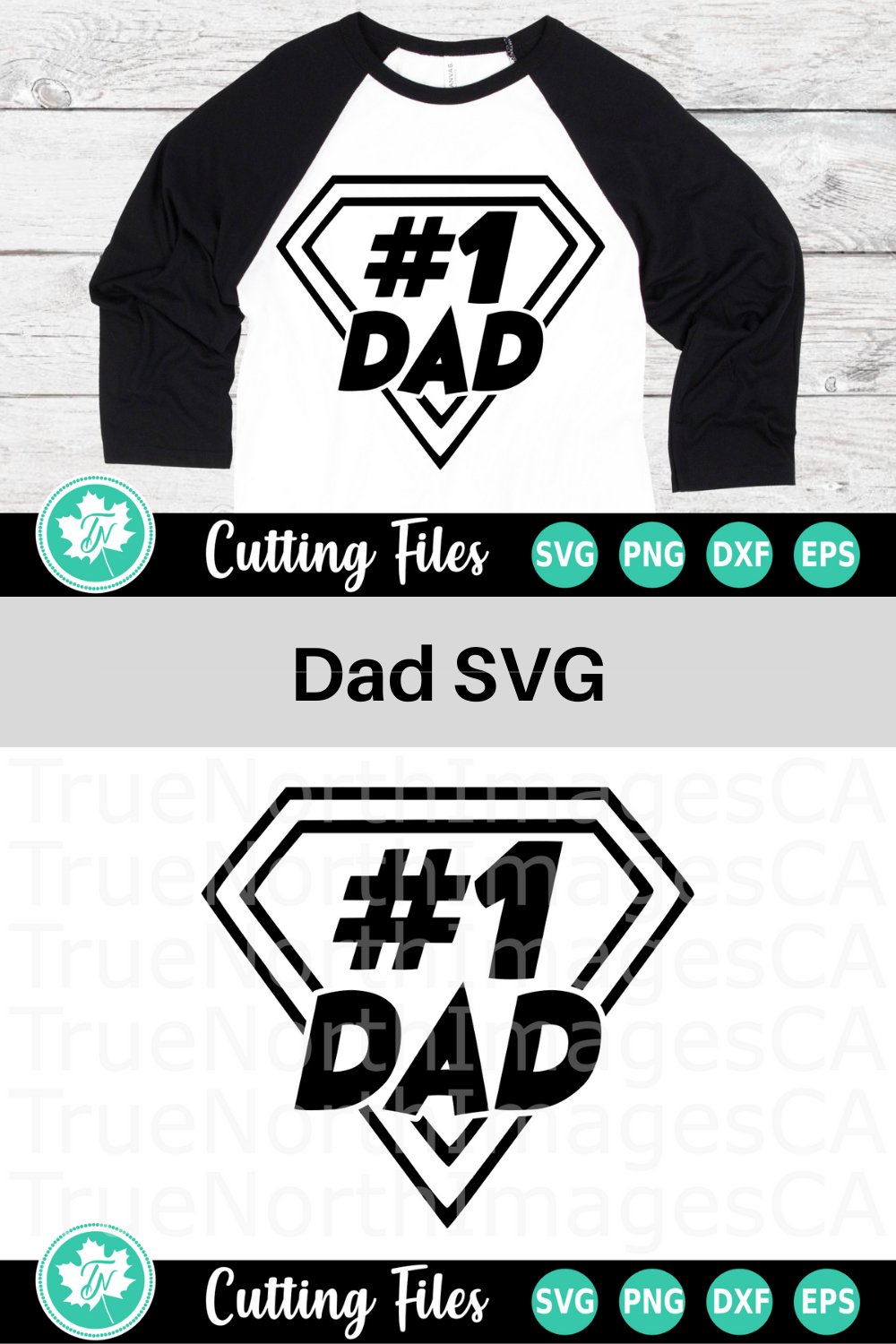Fathers Day SVG | # 1 Dad SVG