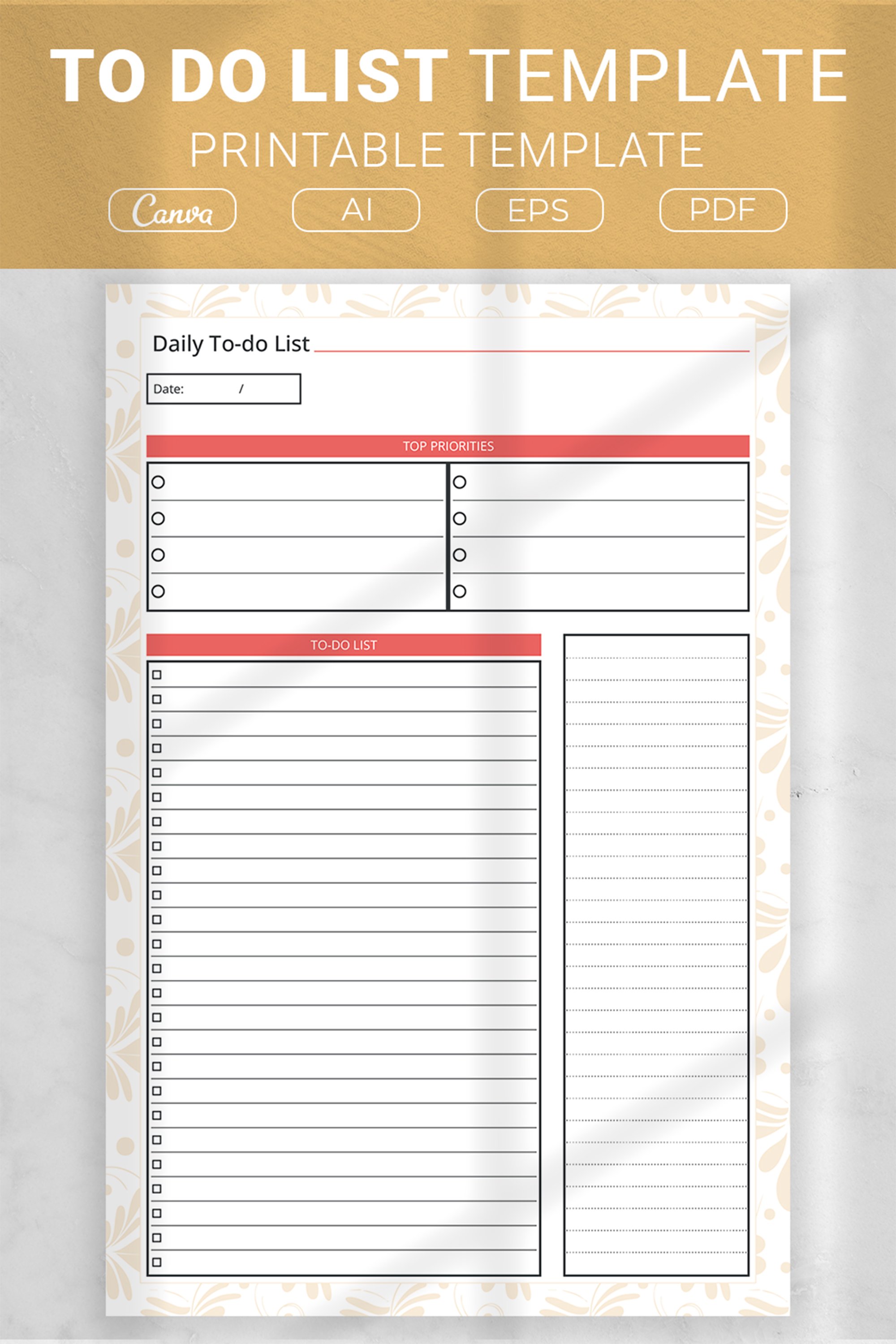 To Do List Template Printable Template (2968792)