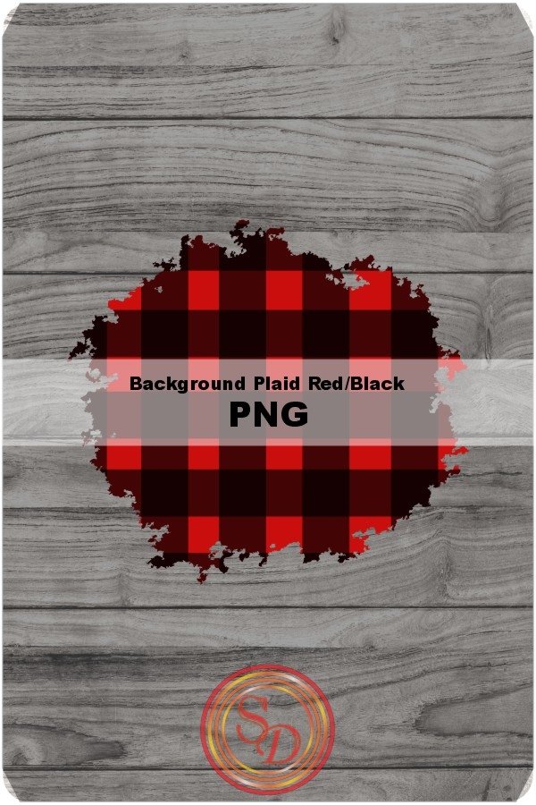 Sublimation background plaid red/black1 (1015003)