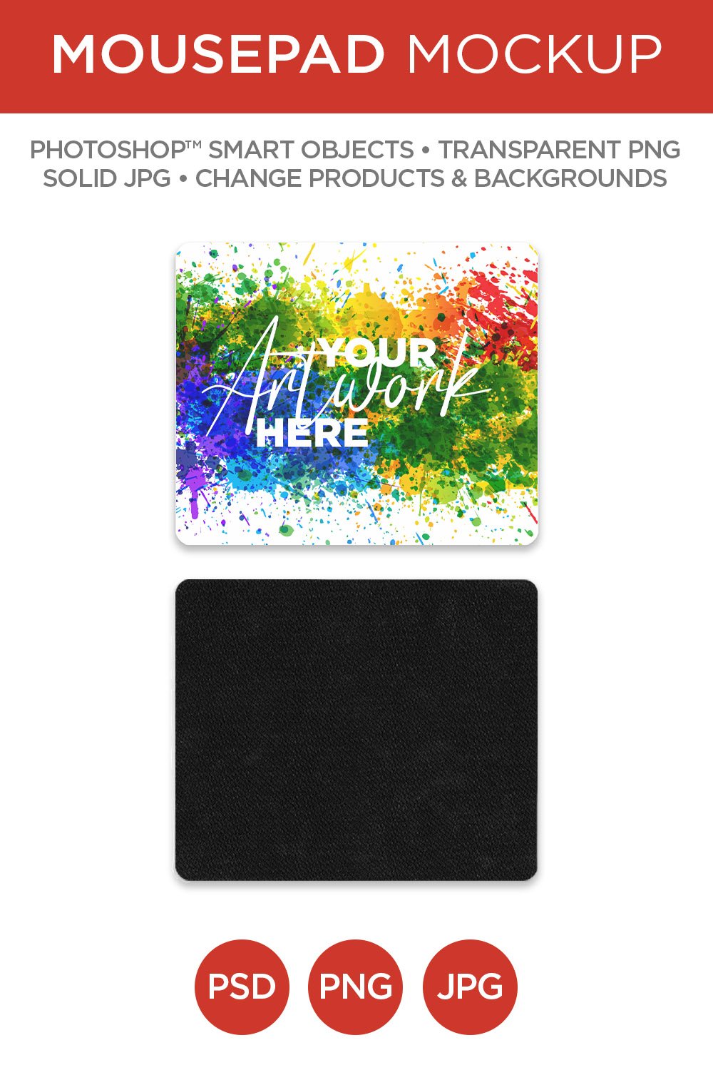 Mousepad Mockup & Template