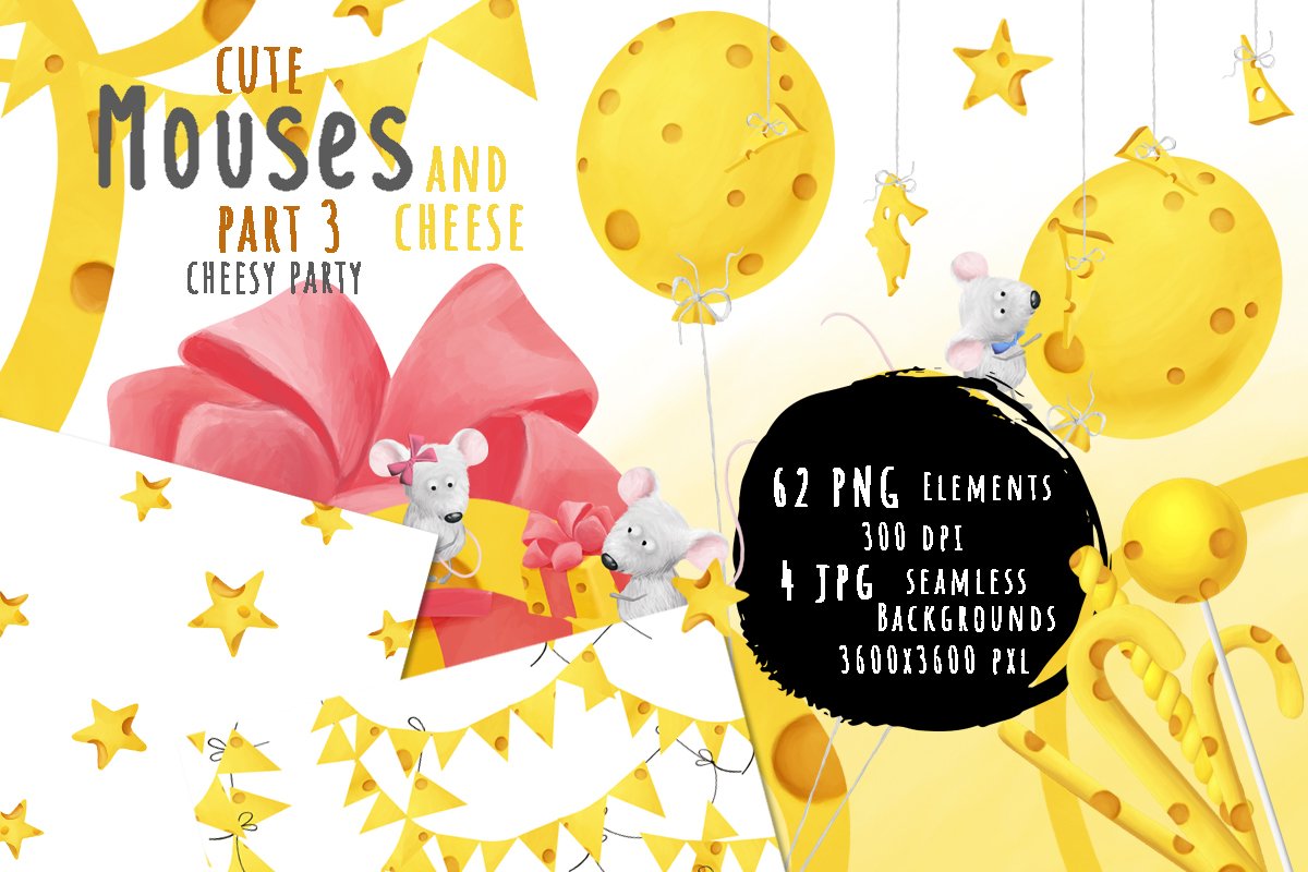 Mouses and cheese. PART 3 Cheesy party