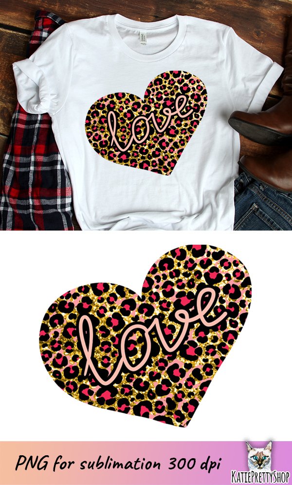 Valentine's day sublimation design, love, heart, (1077044)