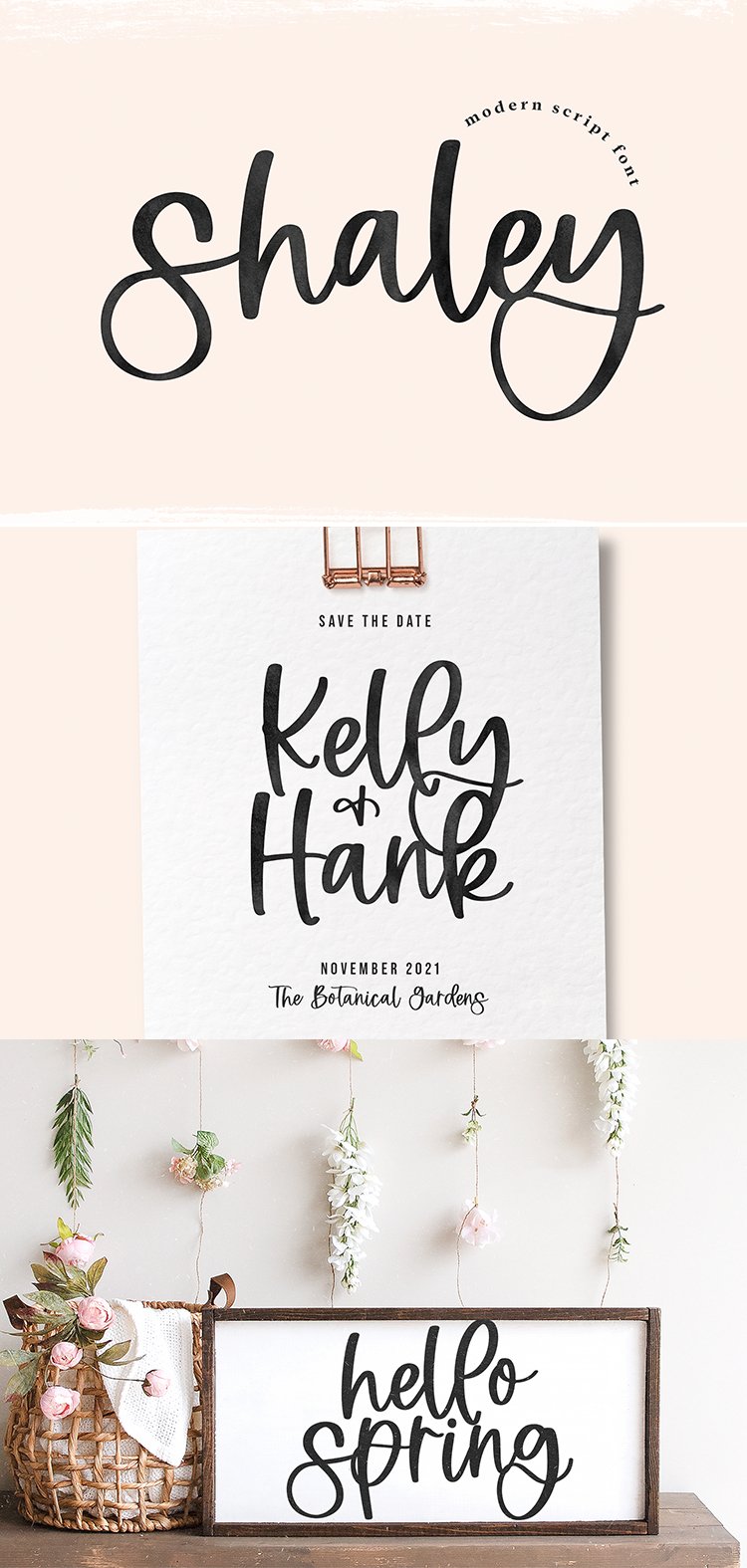 Shaley - A Modern Handwritten Script Font