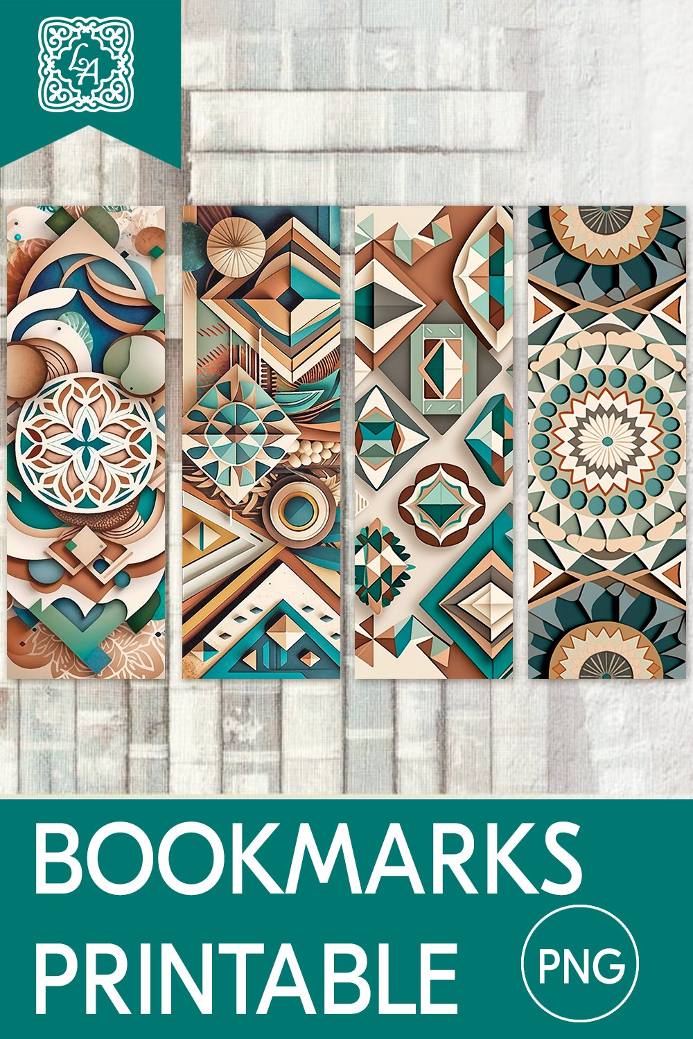 Boho Printable Bookmark