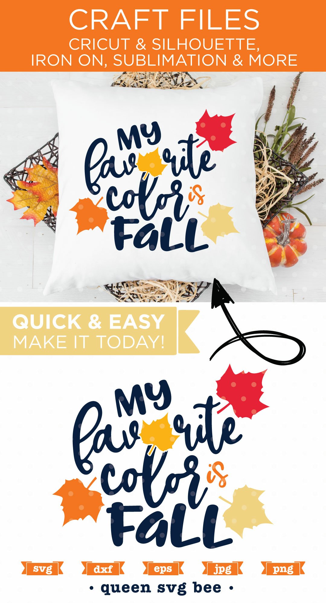 My Favorite Color is Fall SVG file