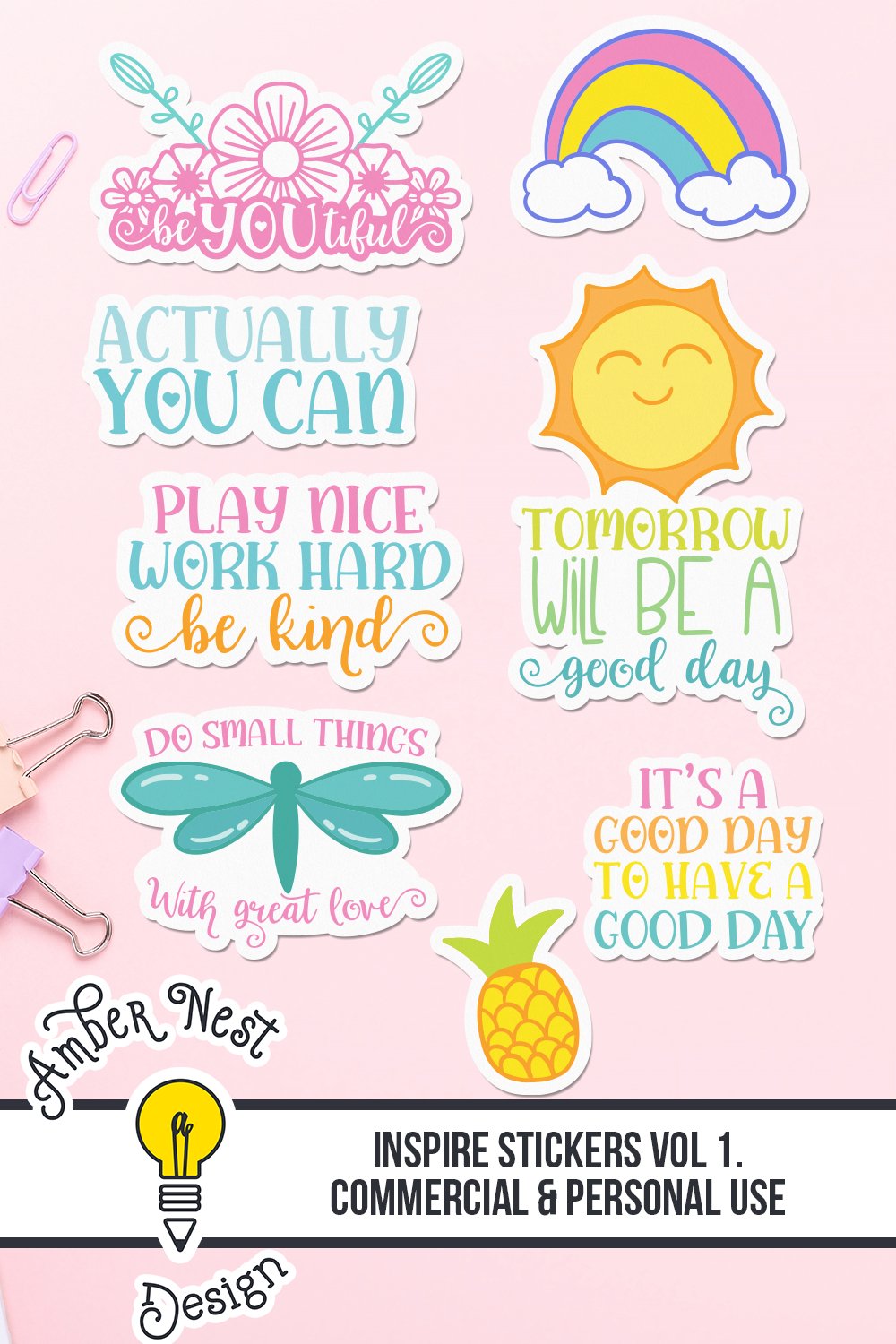 Inspire Sticker Set Vol 1.