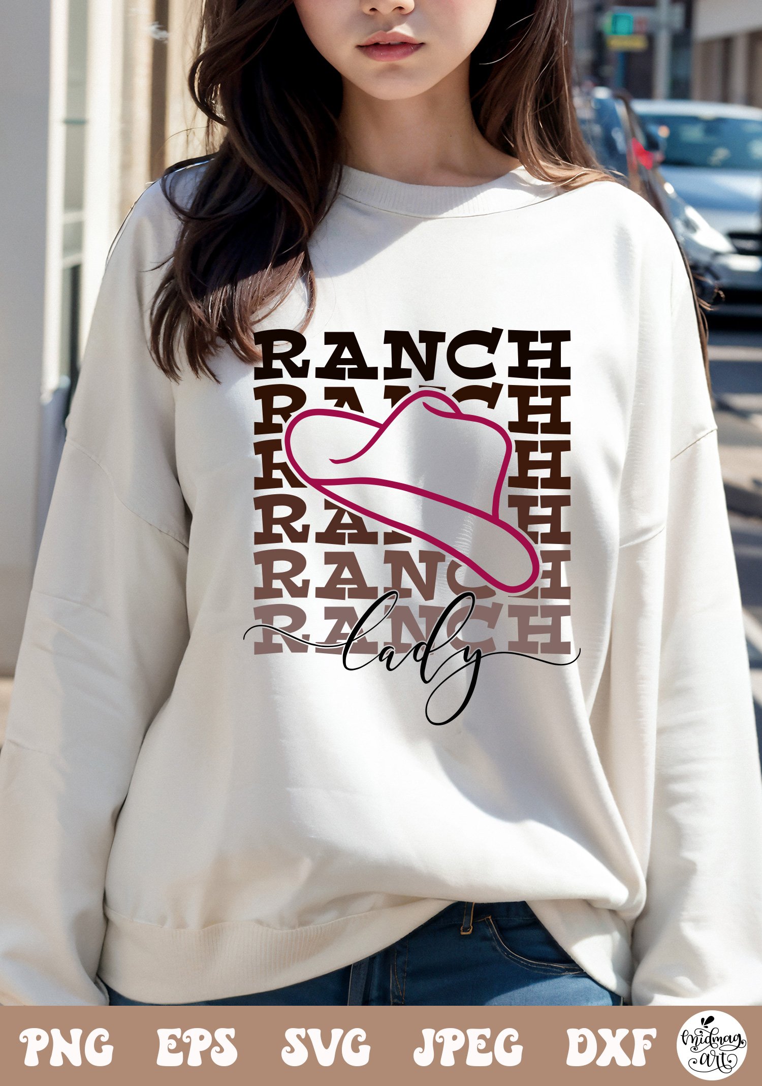 Ranch lady SVG PNG, Ranch Girl svg, Wife Rancher svg