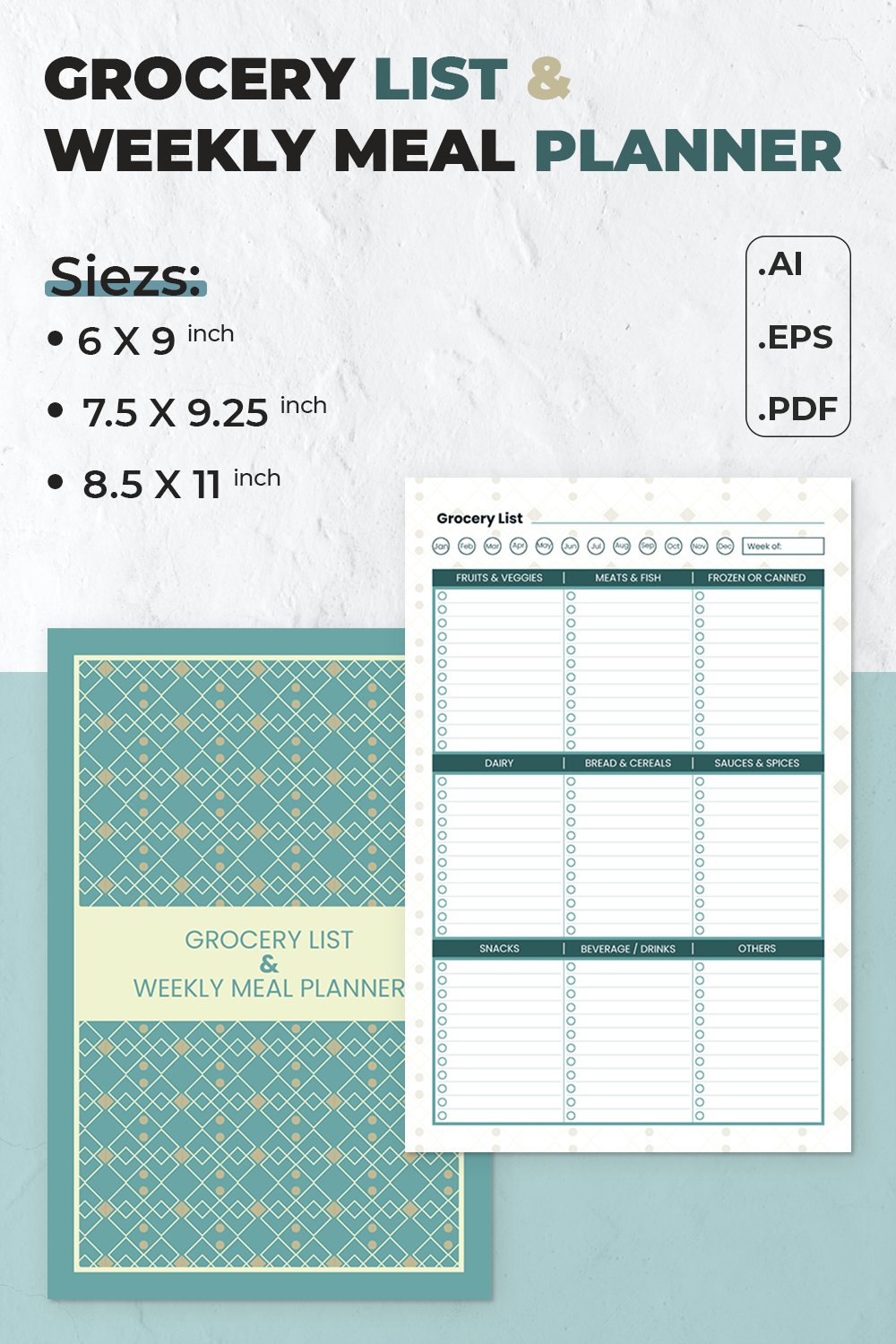 Grocery List & Weekly Meal Planner (2290543)