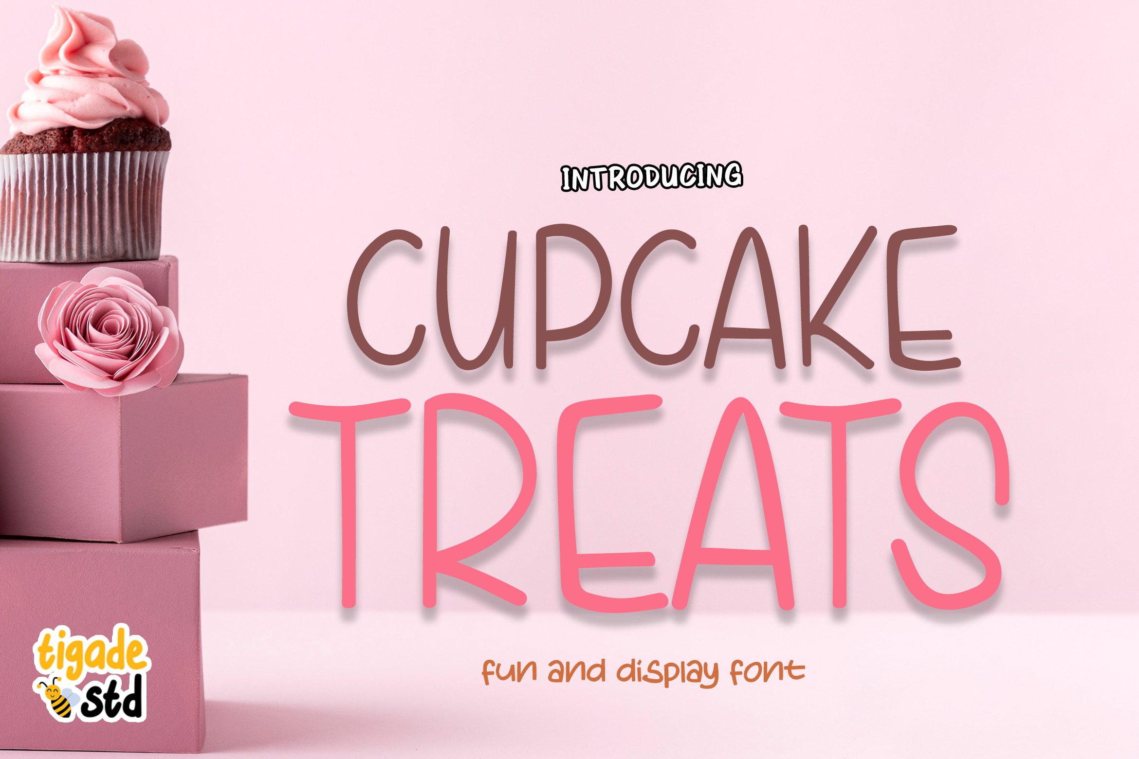Cupcake Treats | Cute Display Font
