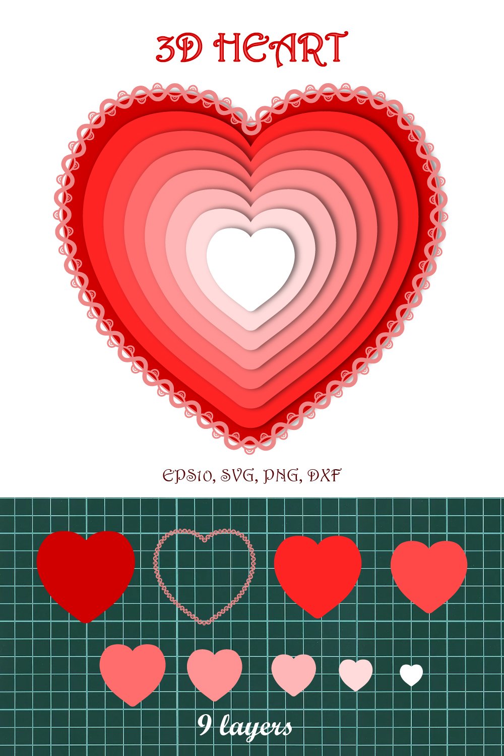 3D heart. (1133499)
