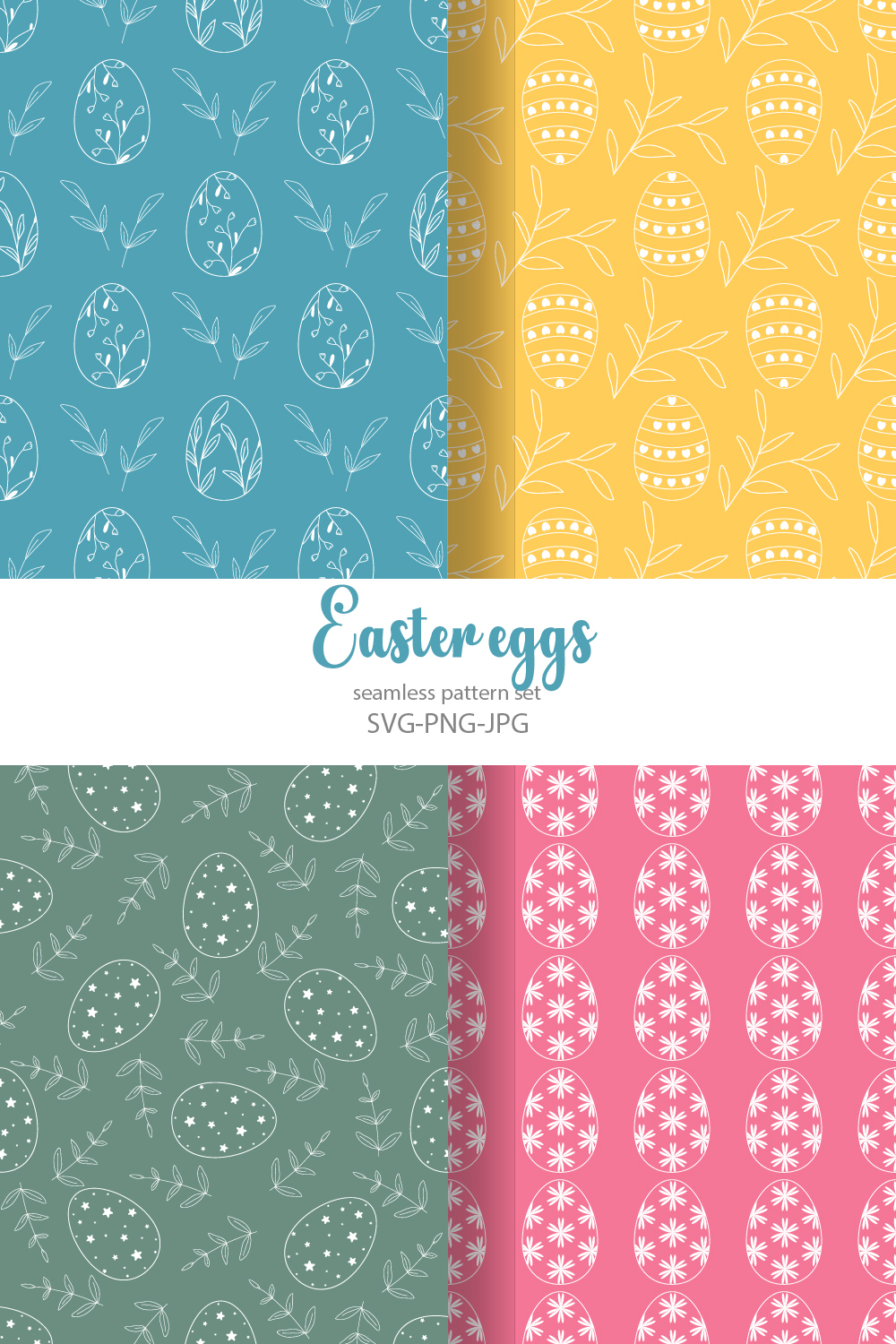 Easter eggs prints | seamless pattern|digital paper