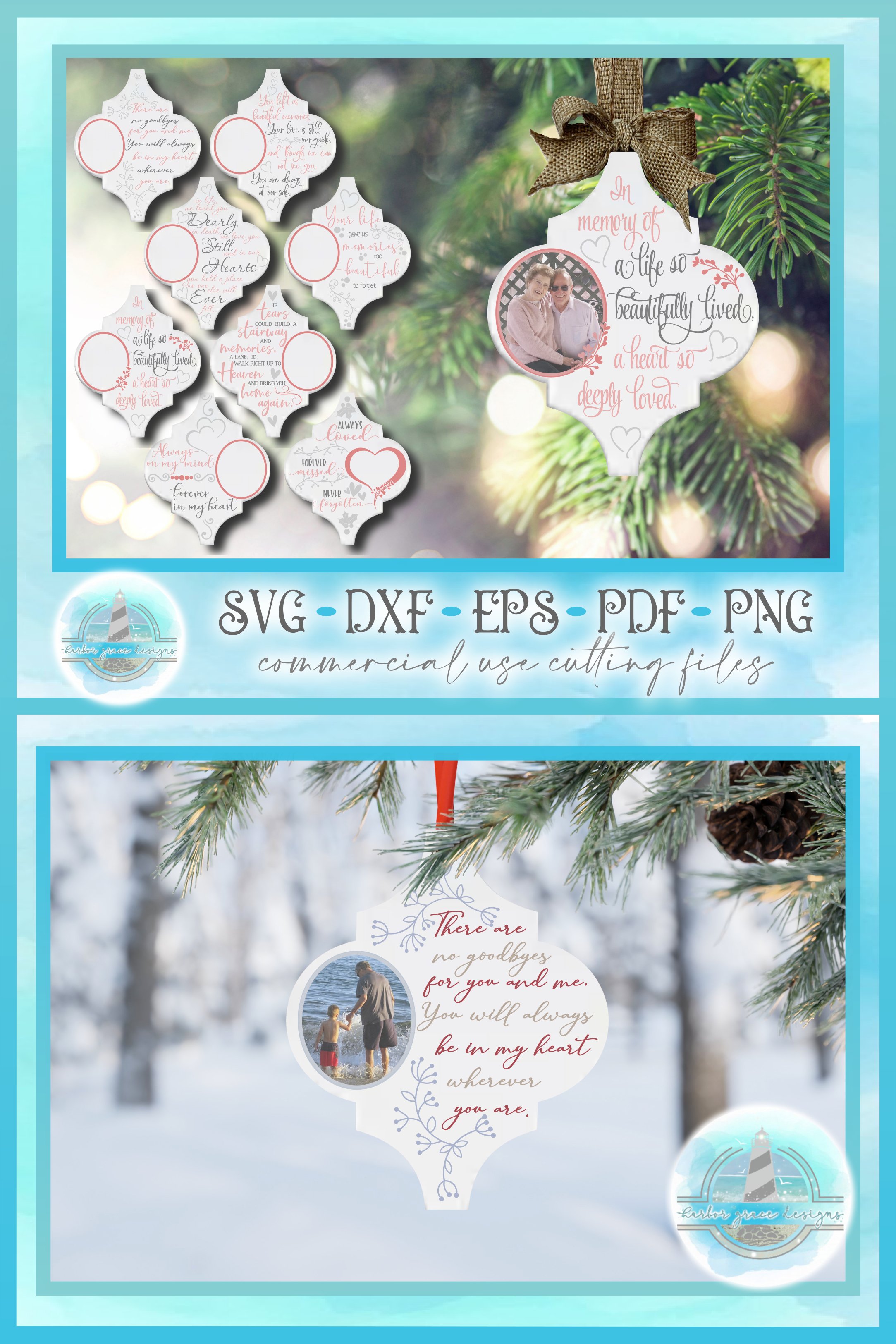 4" Arabesque Tile Remembrance Memorial Design Bundle