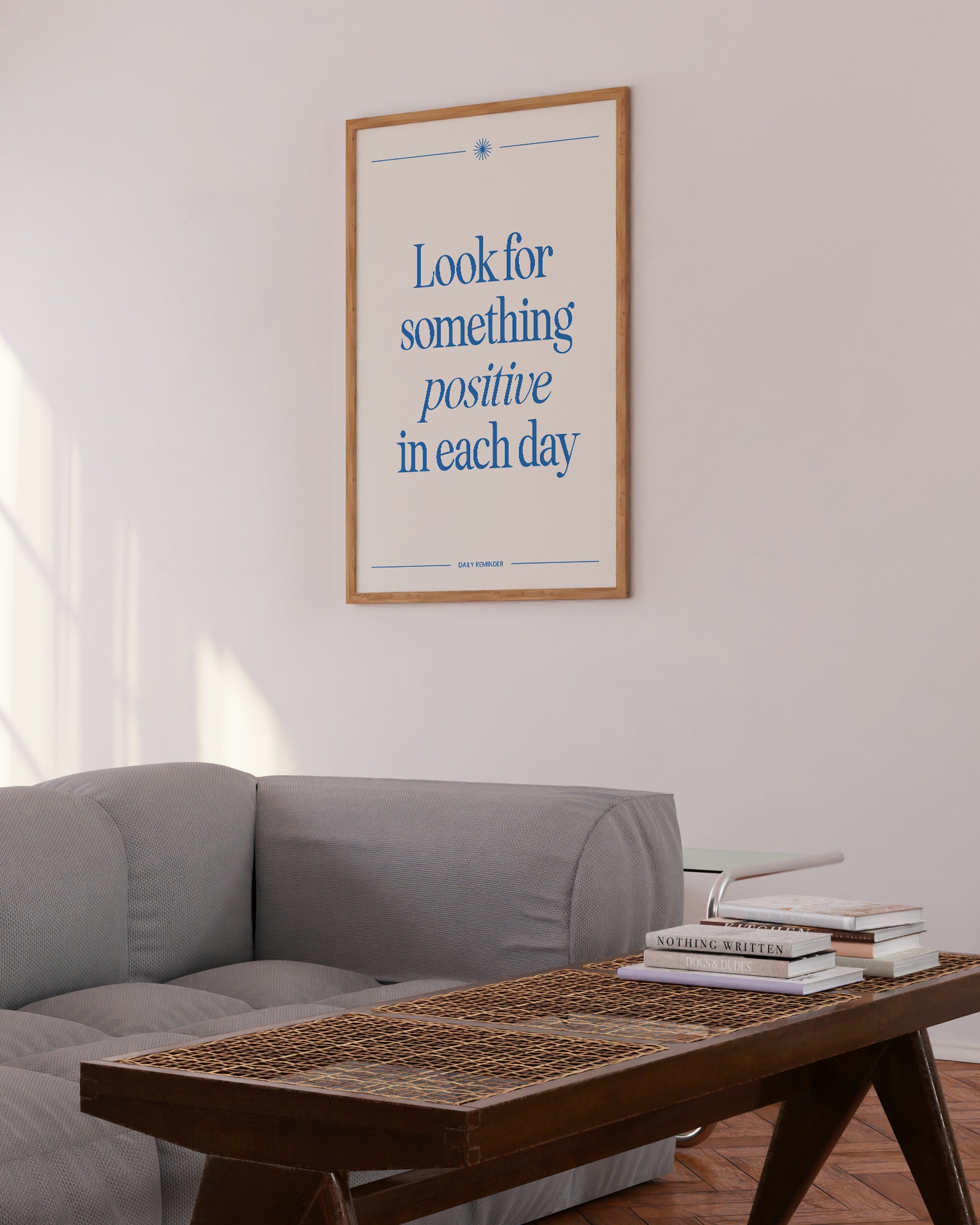 Positive Affirmation Wall Art, Inspirational Quote Poster