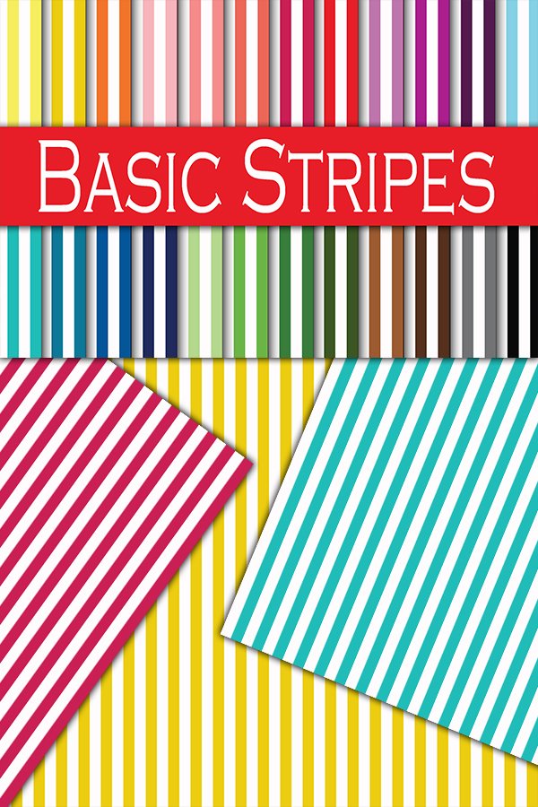 Basic Stripes Digital Papers