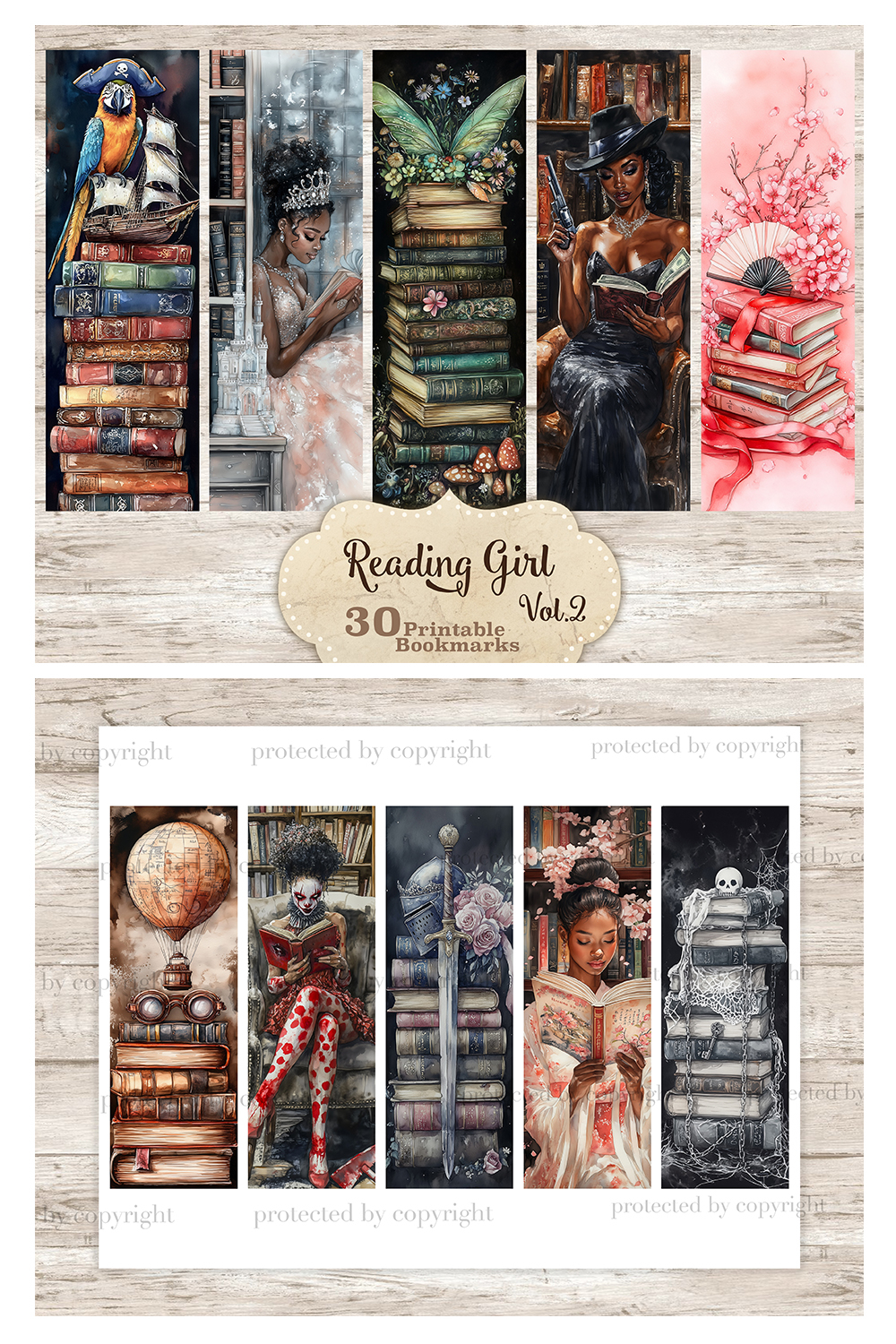 African American Bookmarks | Reading Printable