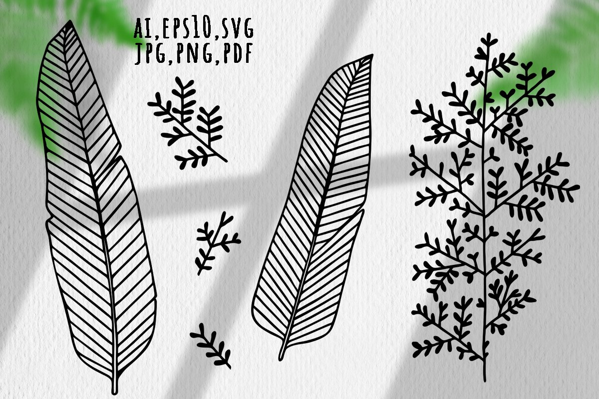 Leaves cut files classic