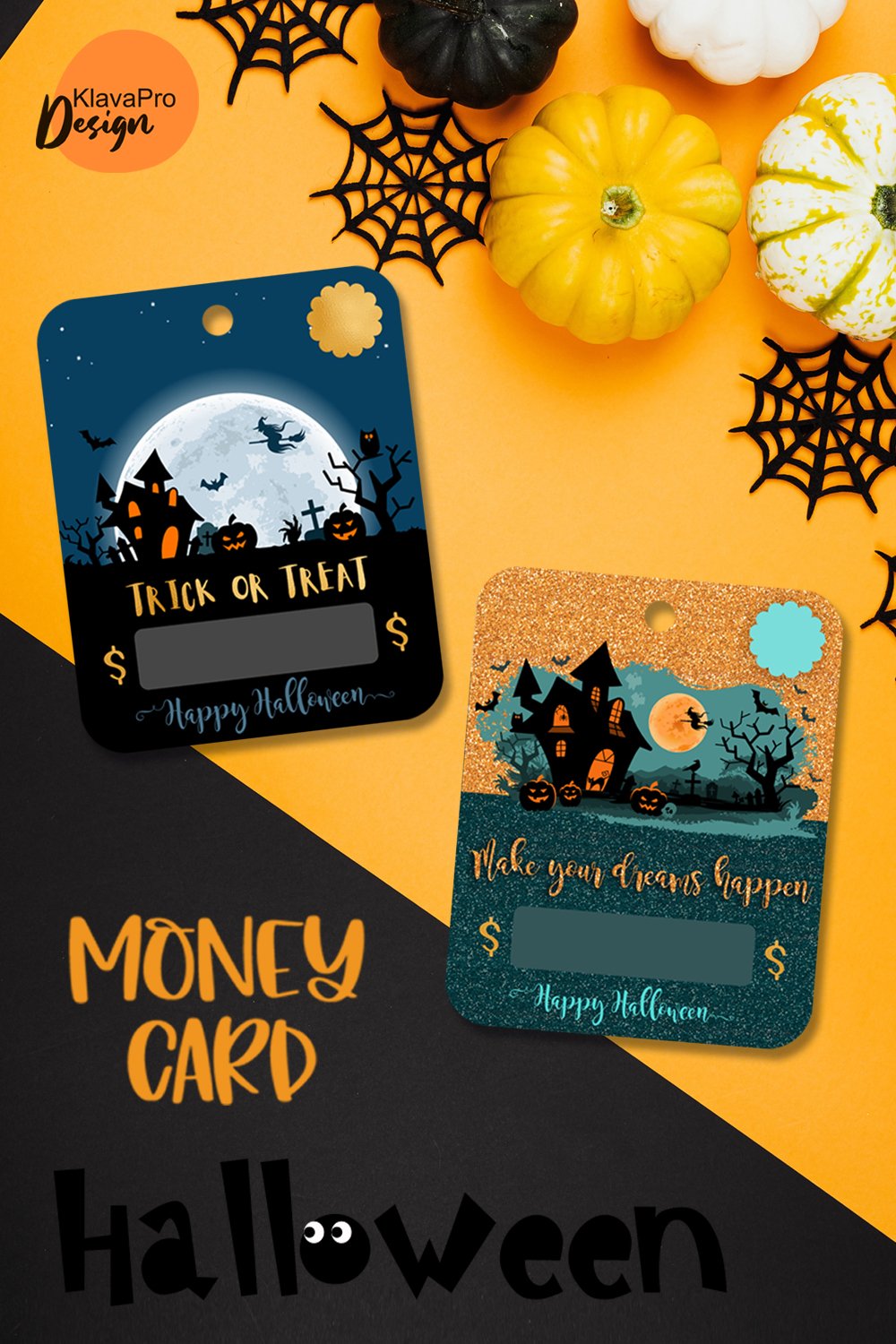 Halloween Money Card 2 PNG Designs | Gift for (2066597)