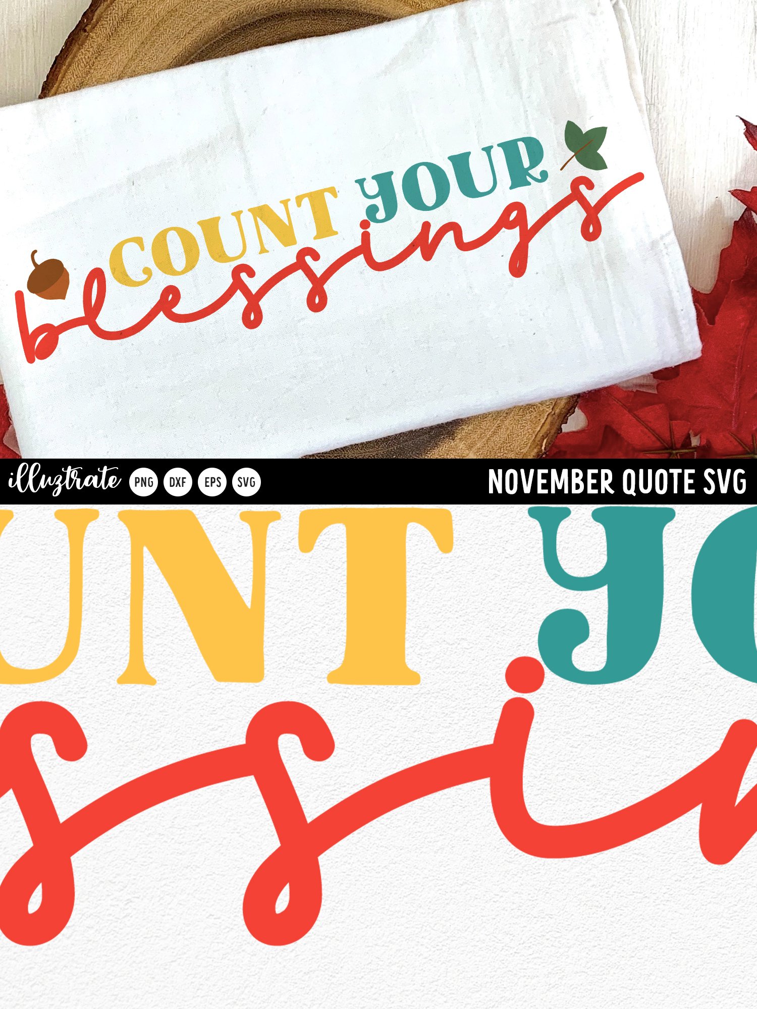 November Quote SVG