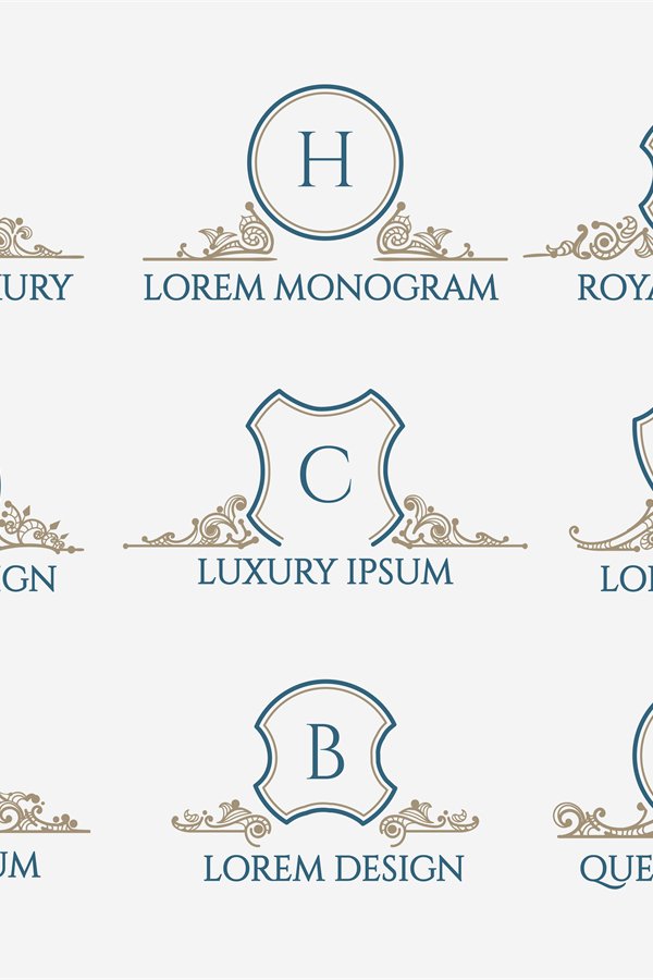 Decorative ornament text signs