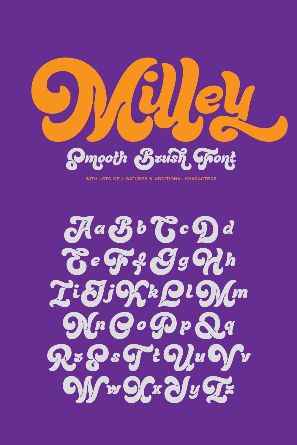 Milley Smooth Brush Font