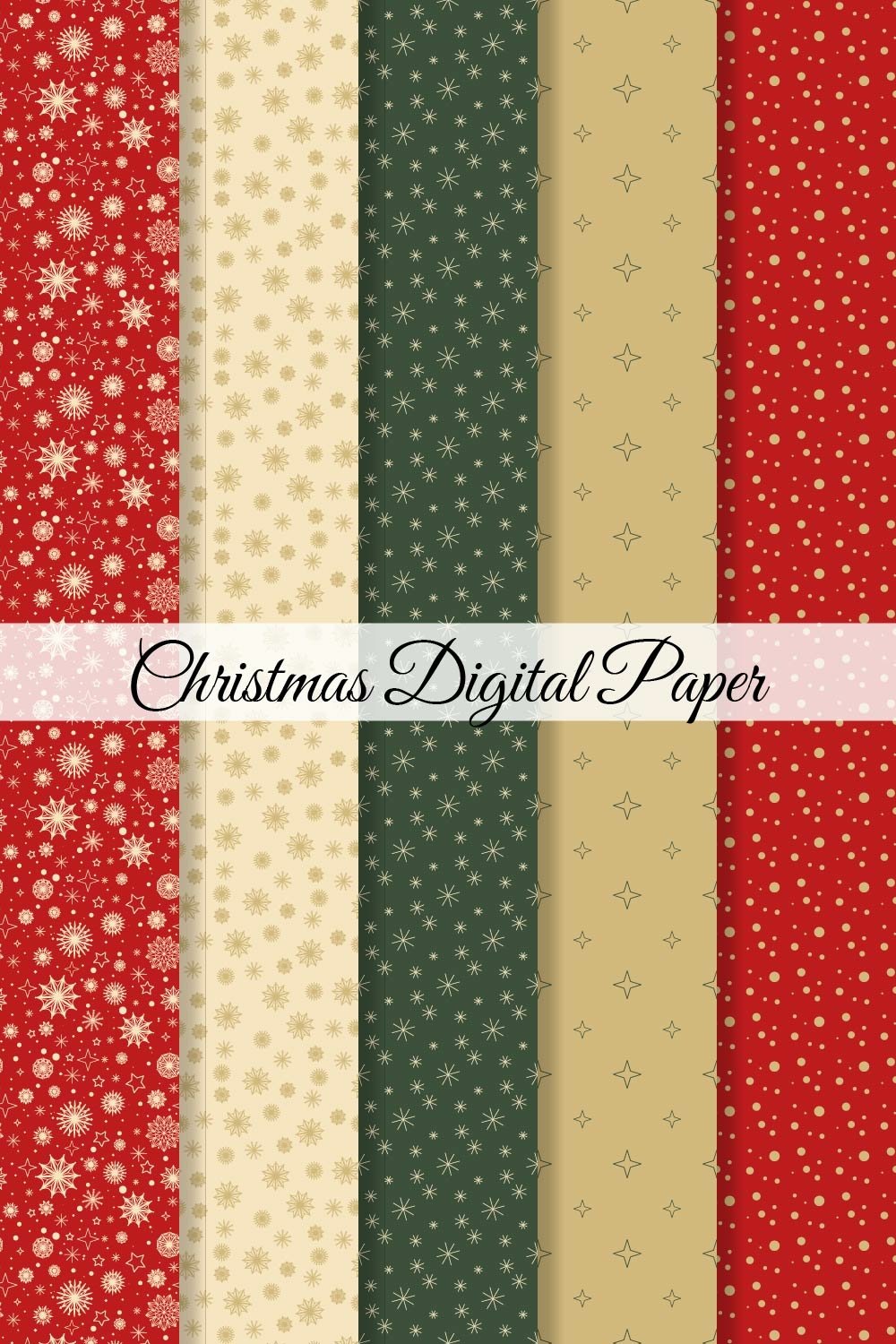 Christmas Digital Paper |Seamless Pattern Set
