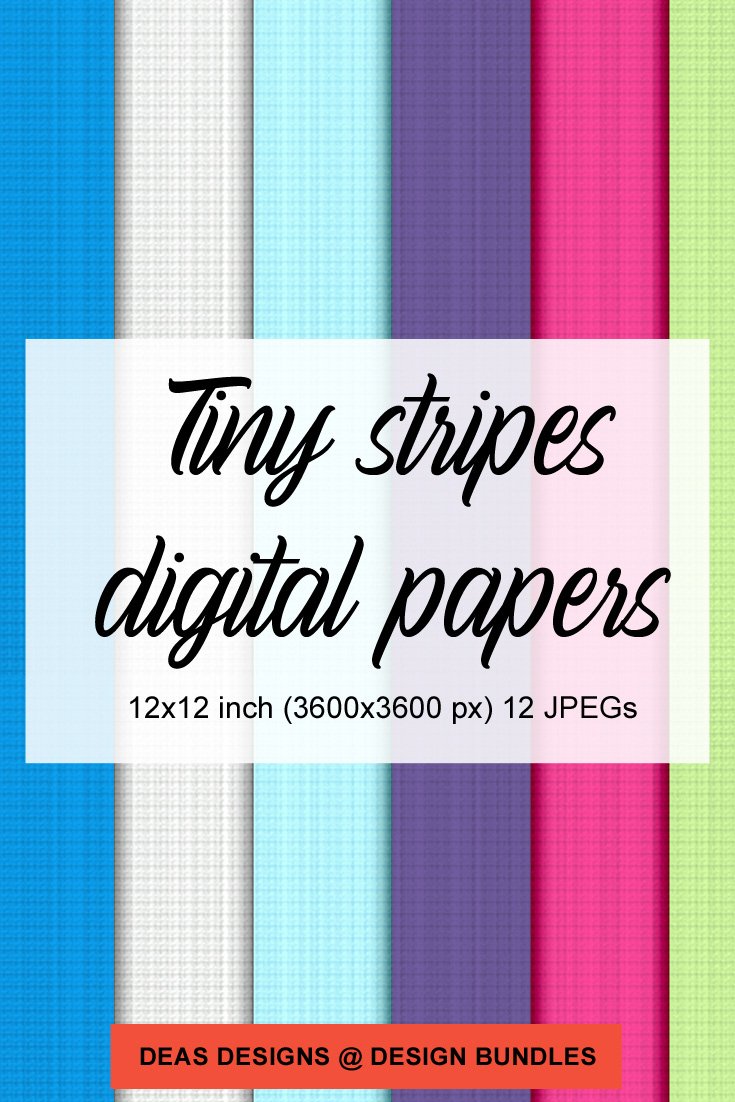 Tiny stripes digital papers