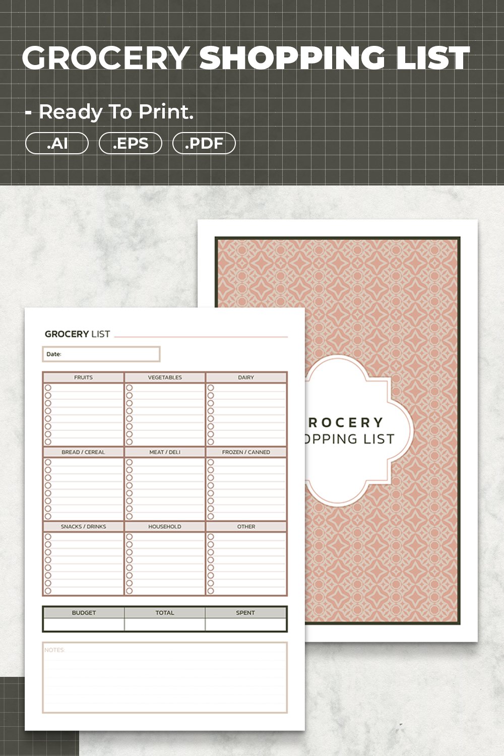 Grocery Shopping List (2487404)